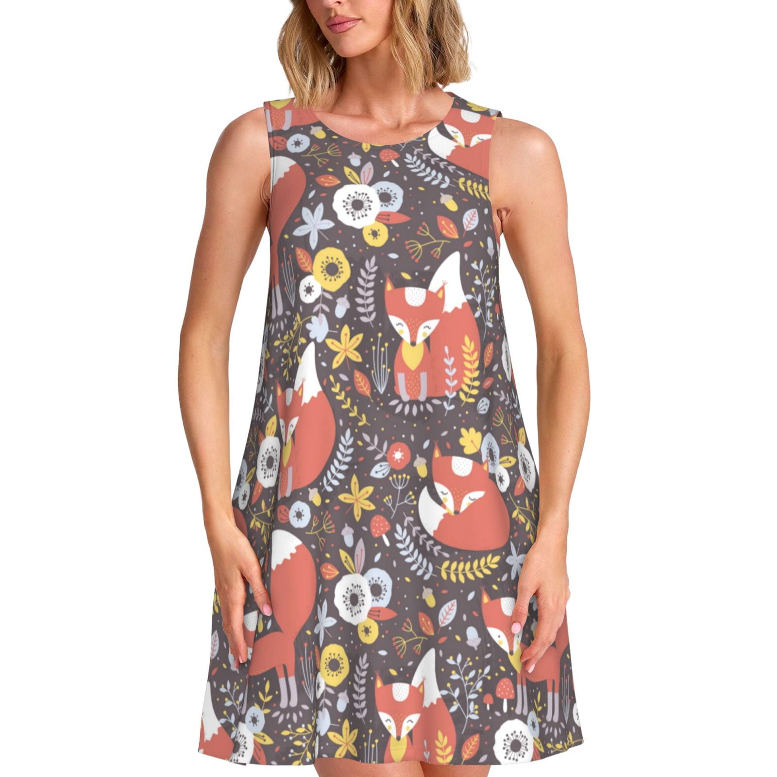 Spring Summer Dresses for Women 2025 - Foxes Swimsuit Coverup ...