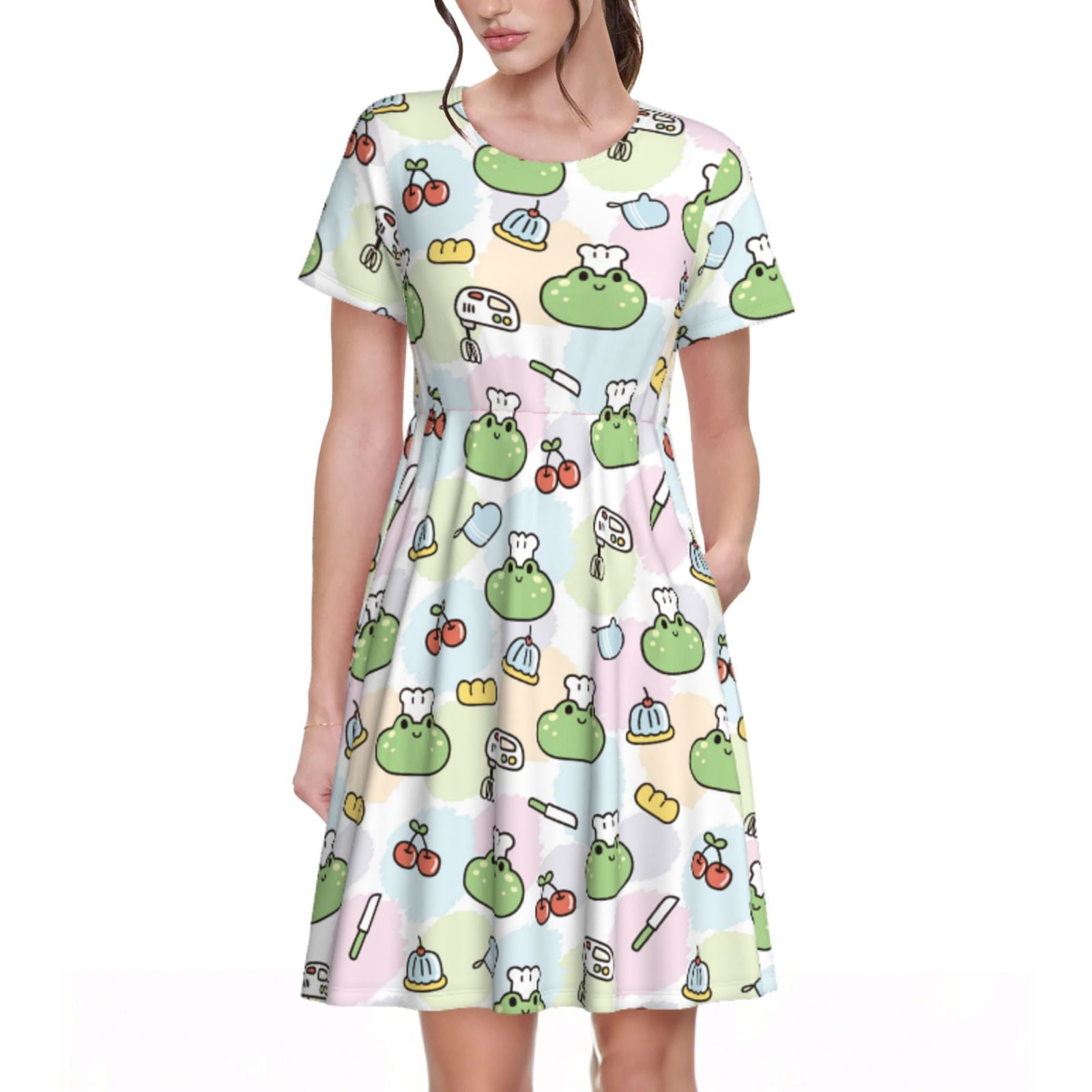 Spring Summer Dresses for Women 2025 - Frog Wear Chef Hat Beach ...