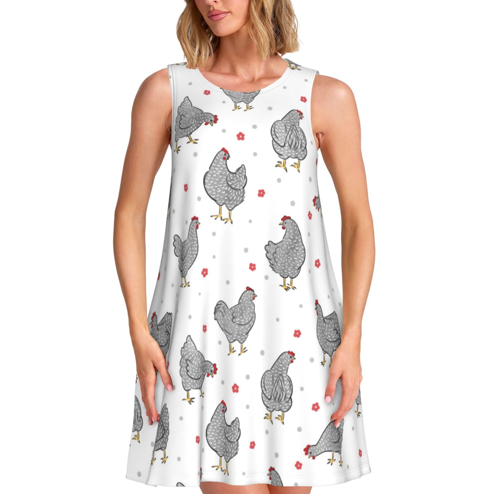 Spring Summer Dresses for Women 2025 - Funny Chicken(W) Swimsuit ...