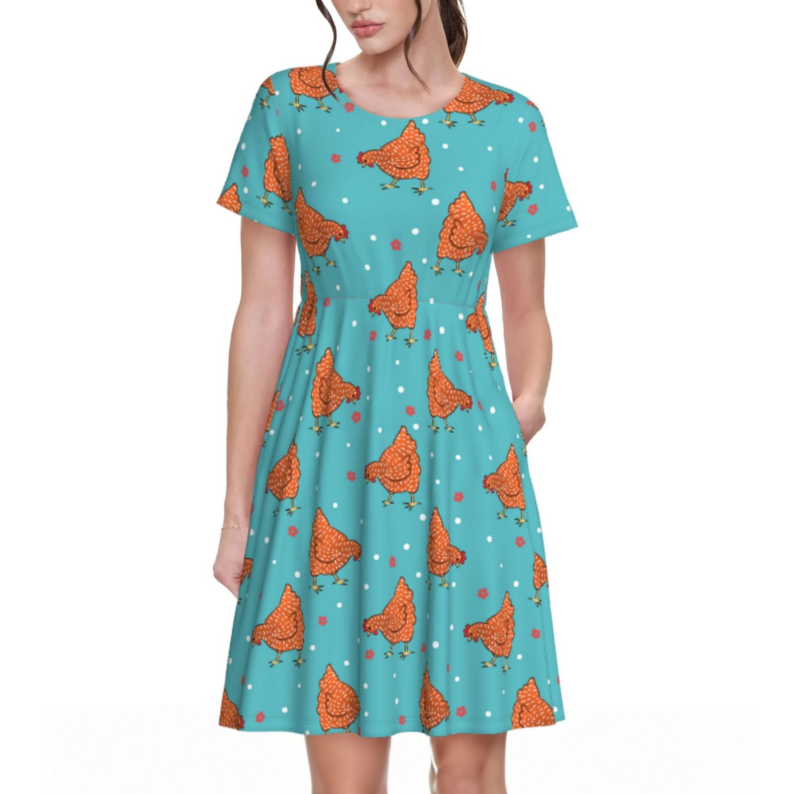 Spring Summer Dresses for Women 2025 - Funny Chicken(Y) Wedding Guest ...