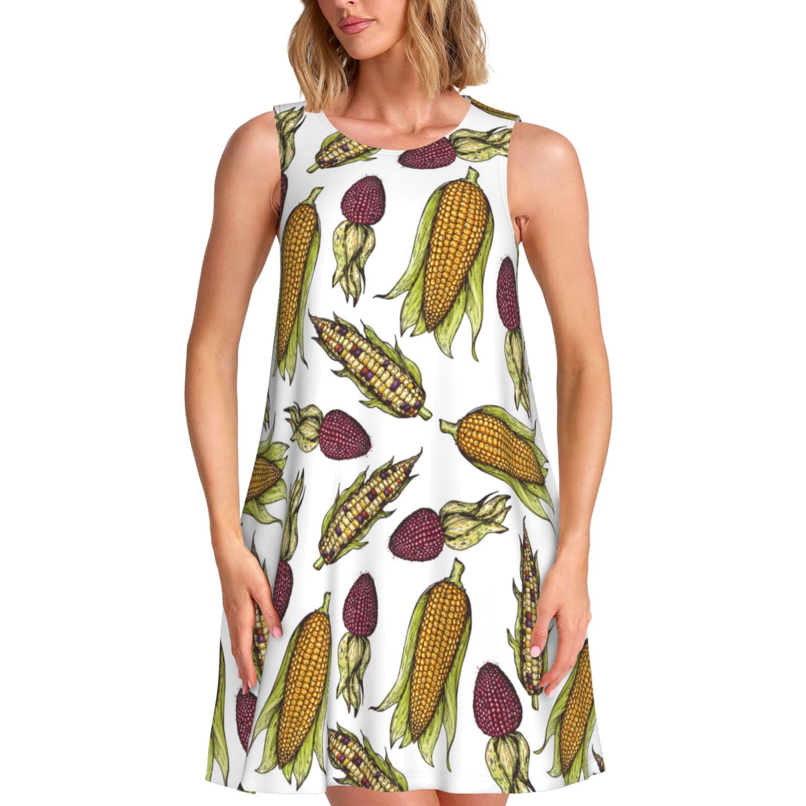 Spring Summer Dresses for Women 2025 - Funny Corn Swimsuit Coverup ...