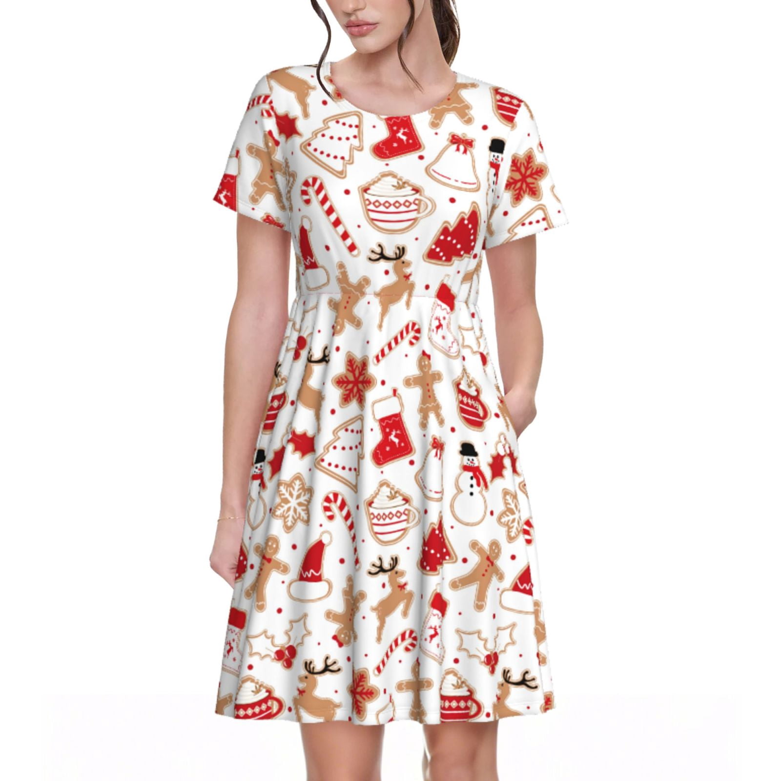 Spring Summer Dresses for Women 2025 - Gingerbread Holiday Sweets Beach ...