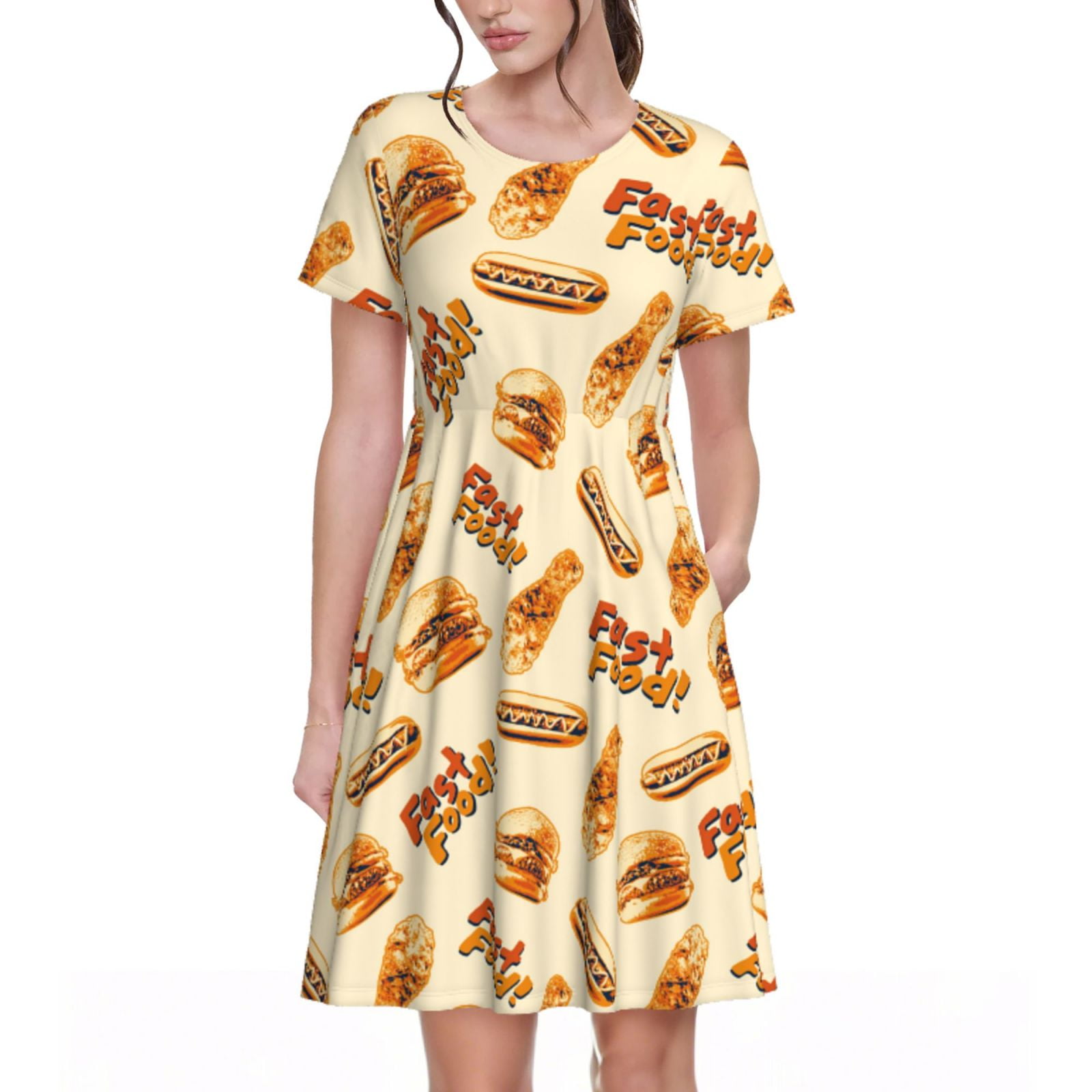 Spring Summer Dresses for Women 2025 - Hamburger Chicken Legs Wedding ...