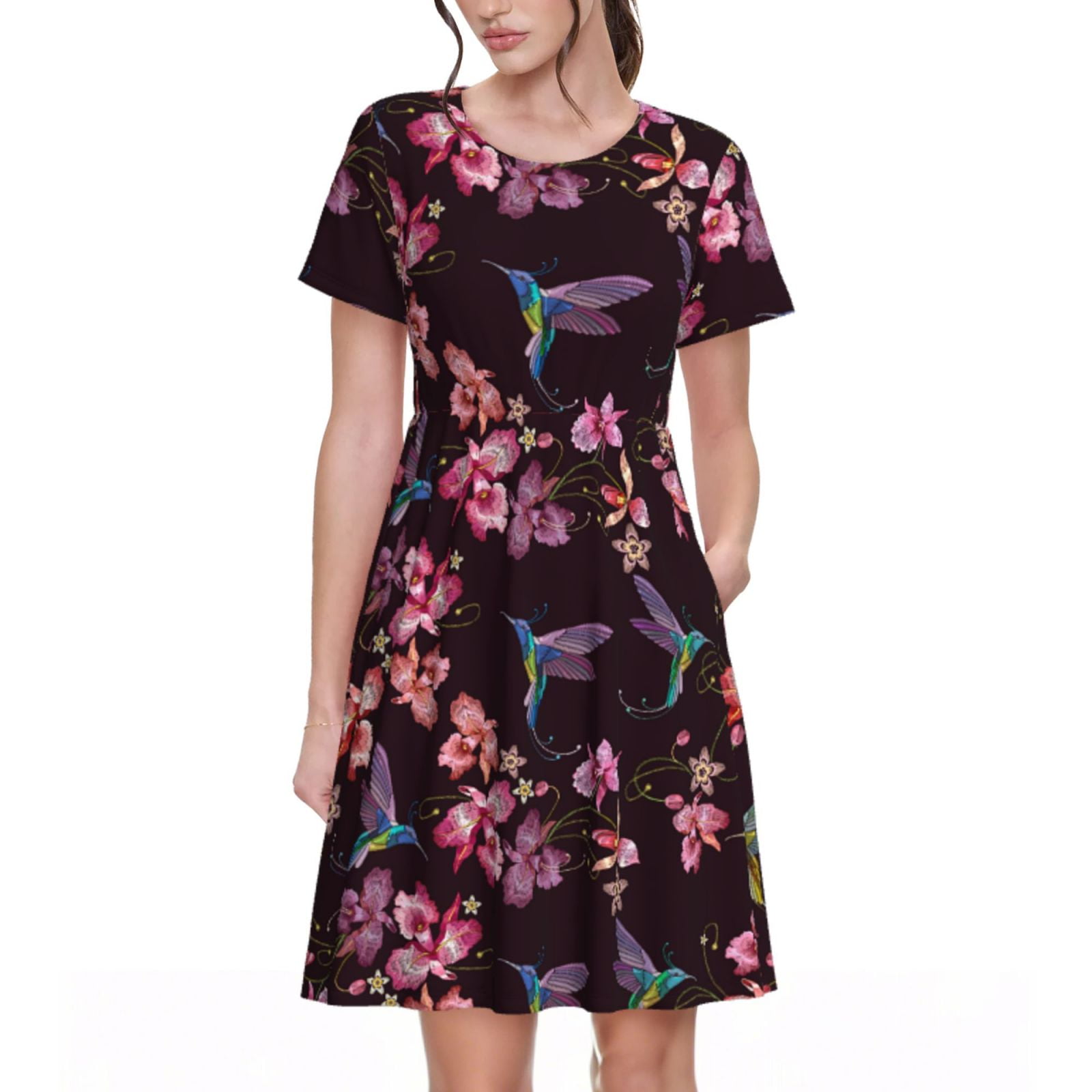 Spring Summer Dresses for Women 2025 - Humming Bird And Tropical Beach ...