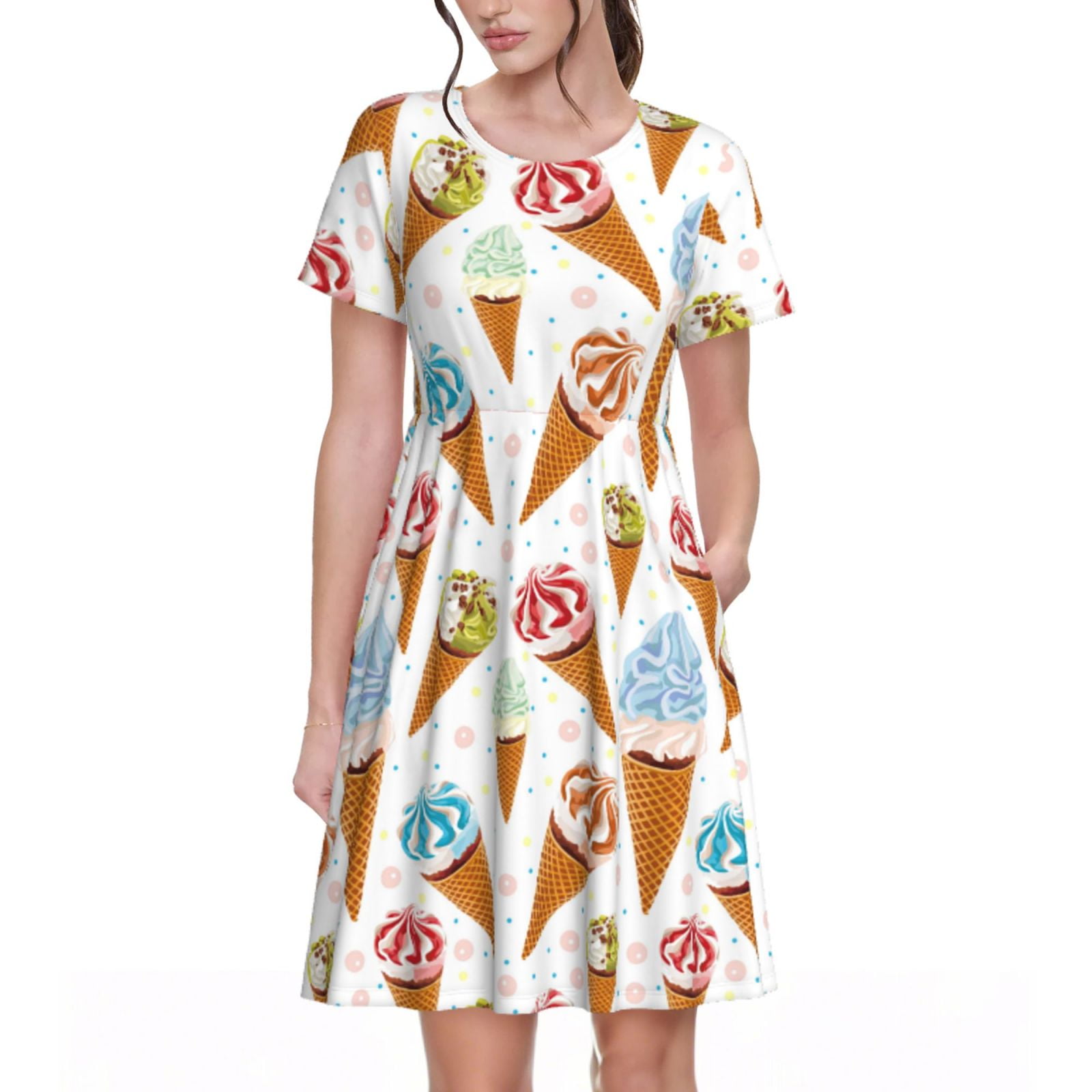 Spring Summer Dresses for Women 2025 - Ice Cream No.J907 Wedding Guest ...