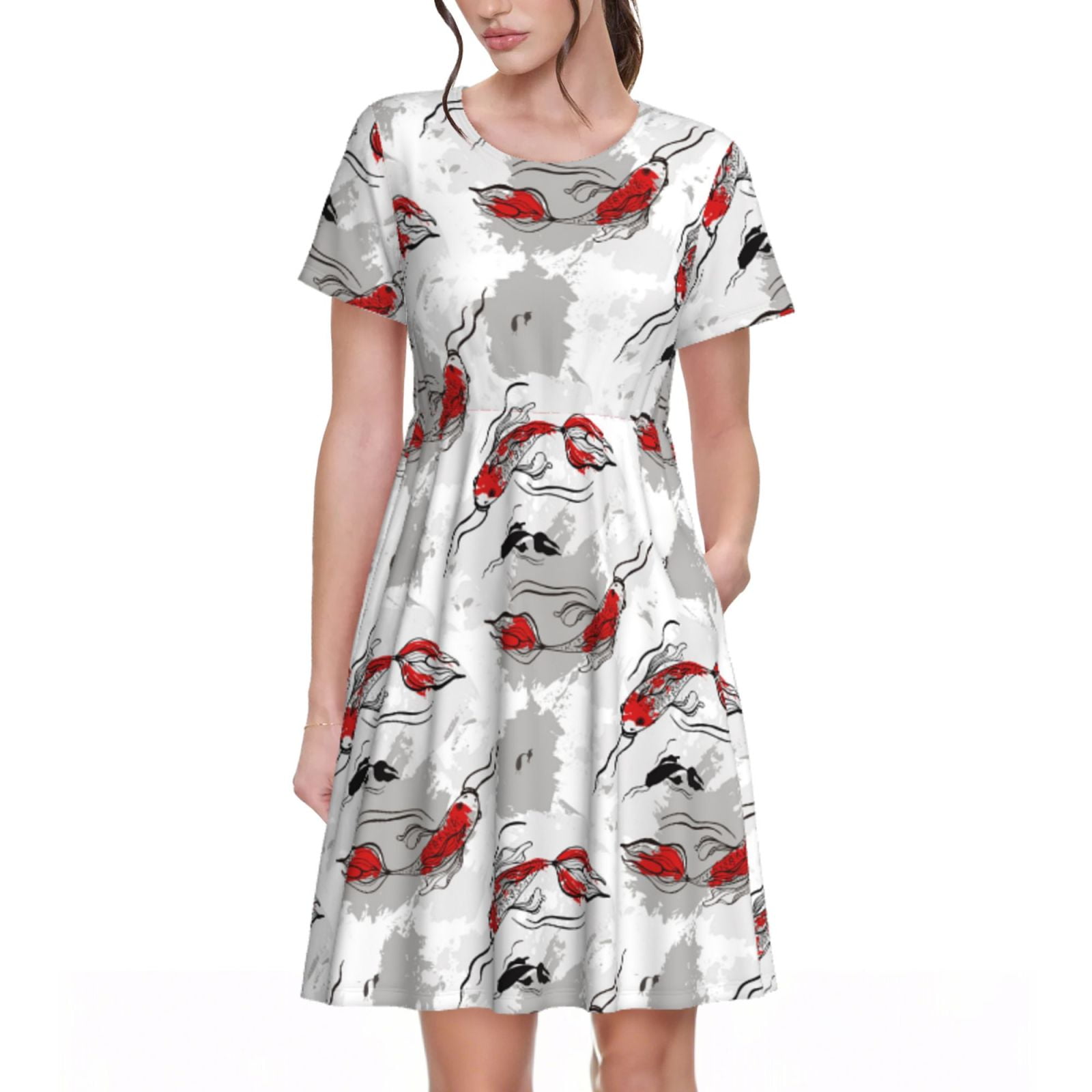 Spring Summer Dresses for Women 2025 - Koi Fish Wedding Guest Dresses ...