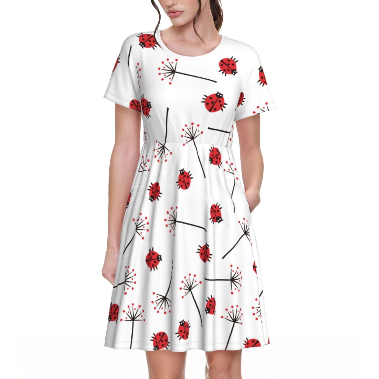 Spring Summer Dresses for Women 2025 - Ladybug With Dandelion Beach ...