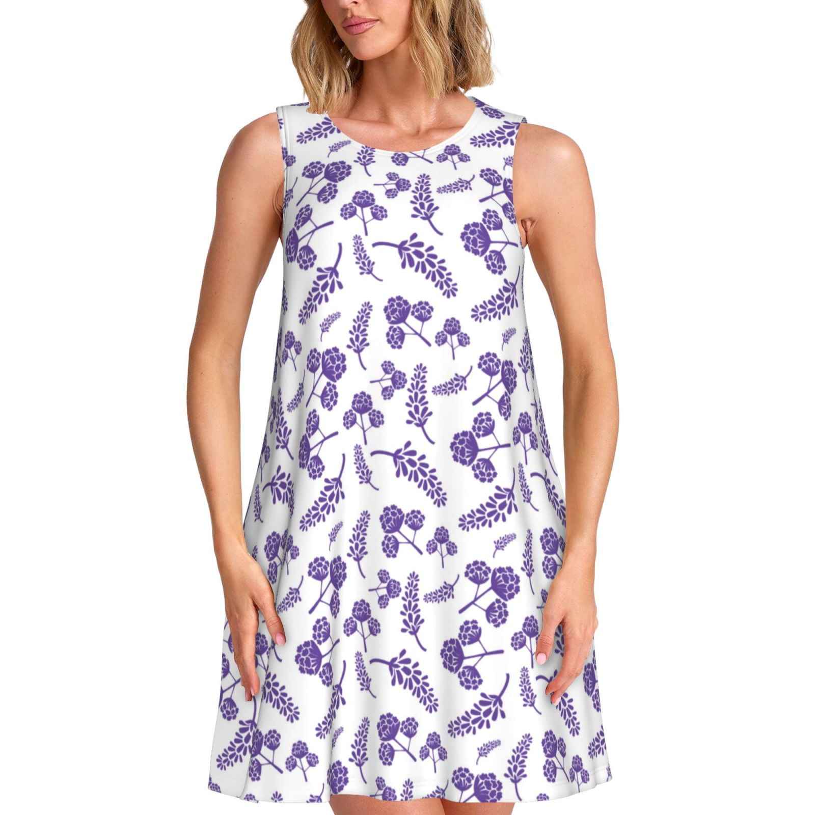 Spring Summer Dresses for Women 2025 - Lavender Flowers(1) Swimsuit ...