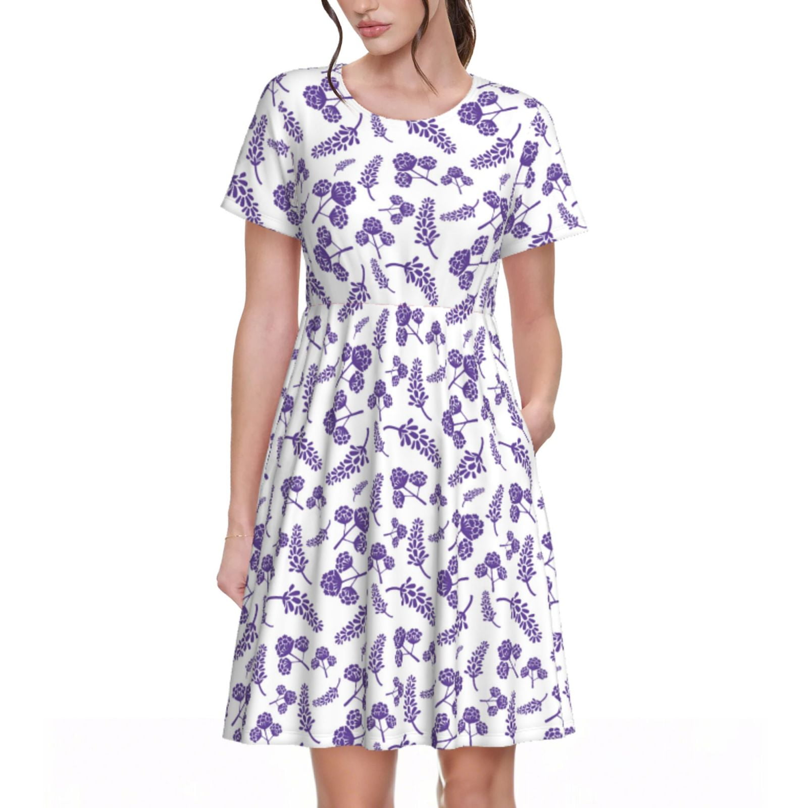 Spring Summer Dresses for Women 2025 - Lavender Flowers(1) Wedding ...