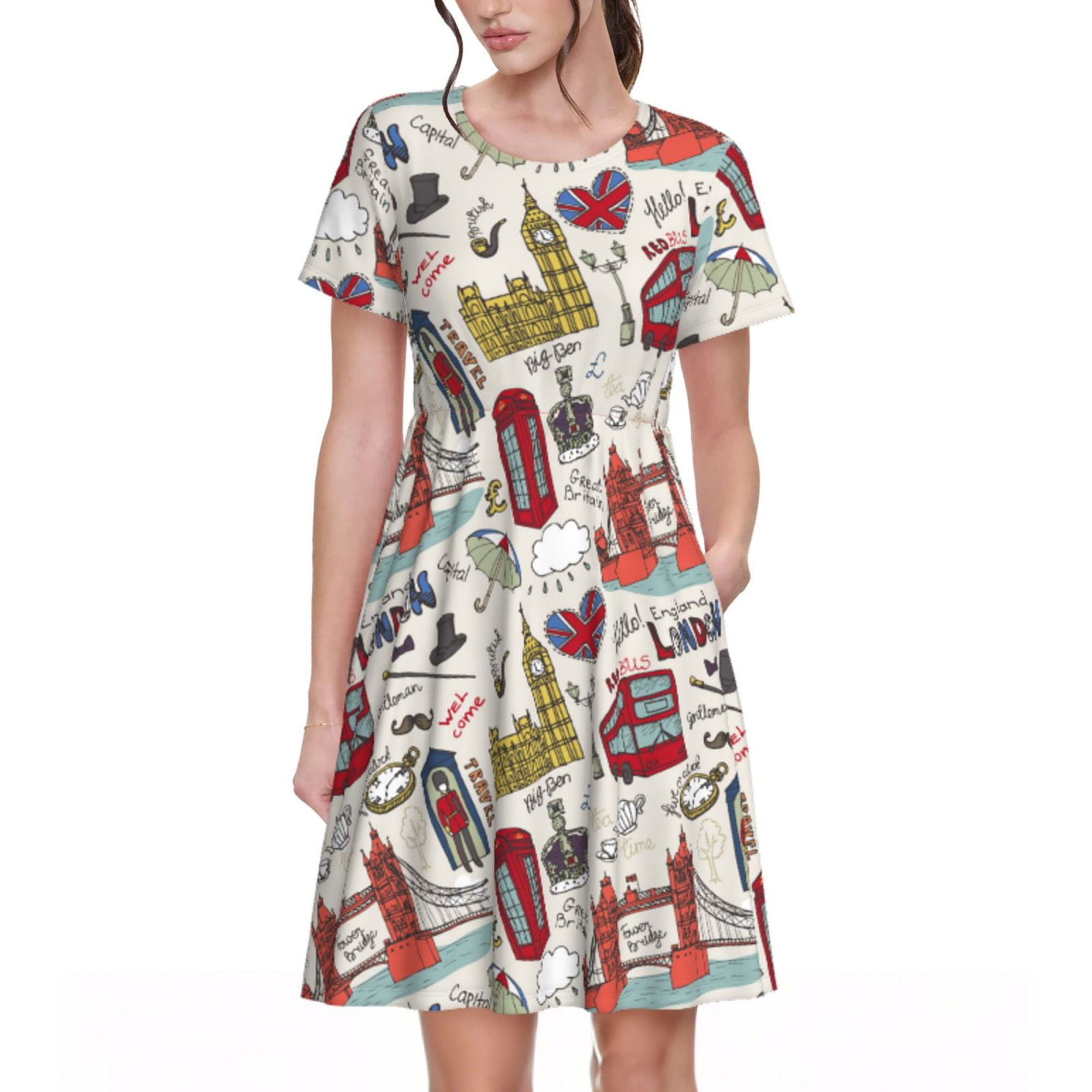 Spring Summer Dresses for Women 2025 - London Landmark1 Beach Vacation ...