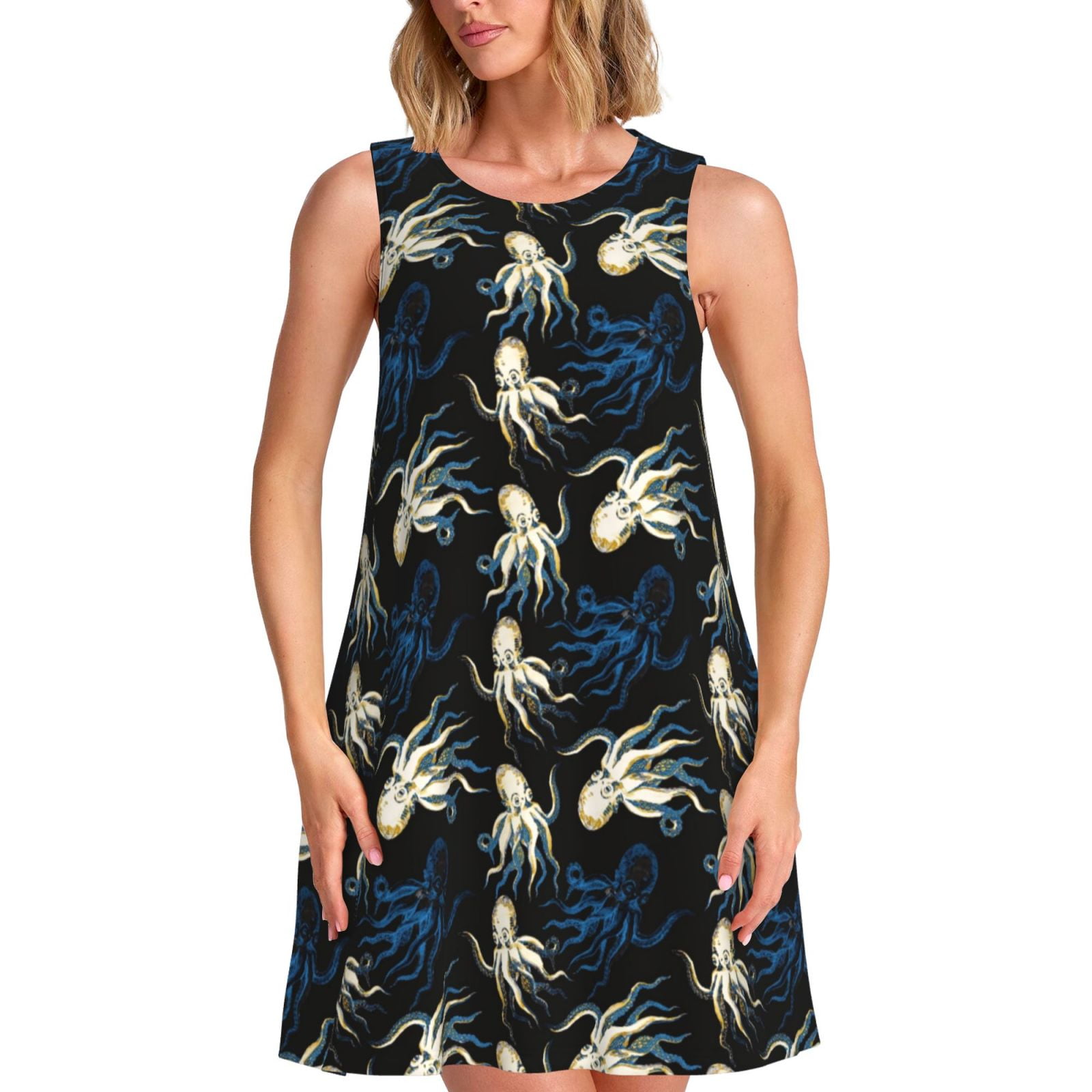 Spring Summer Dresses for Women 2025 - Octopus 1 Beach Vacation Clothes ...