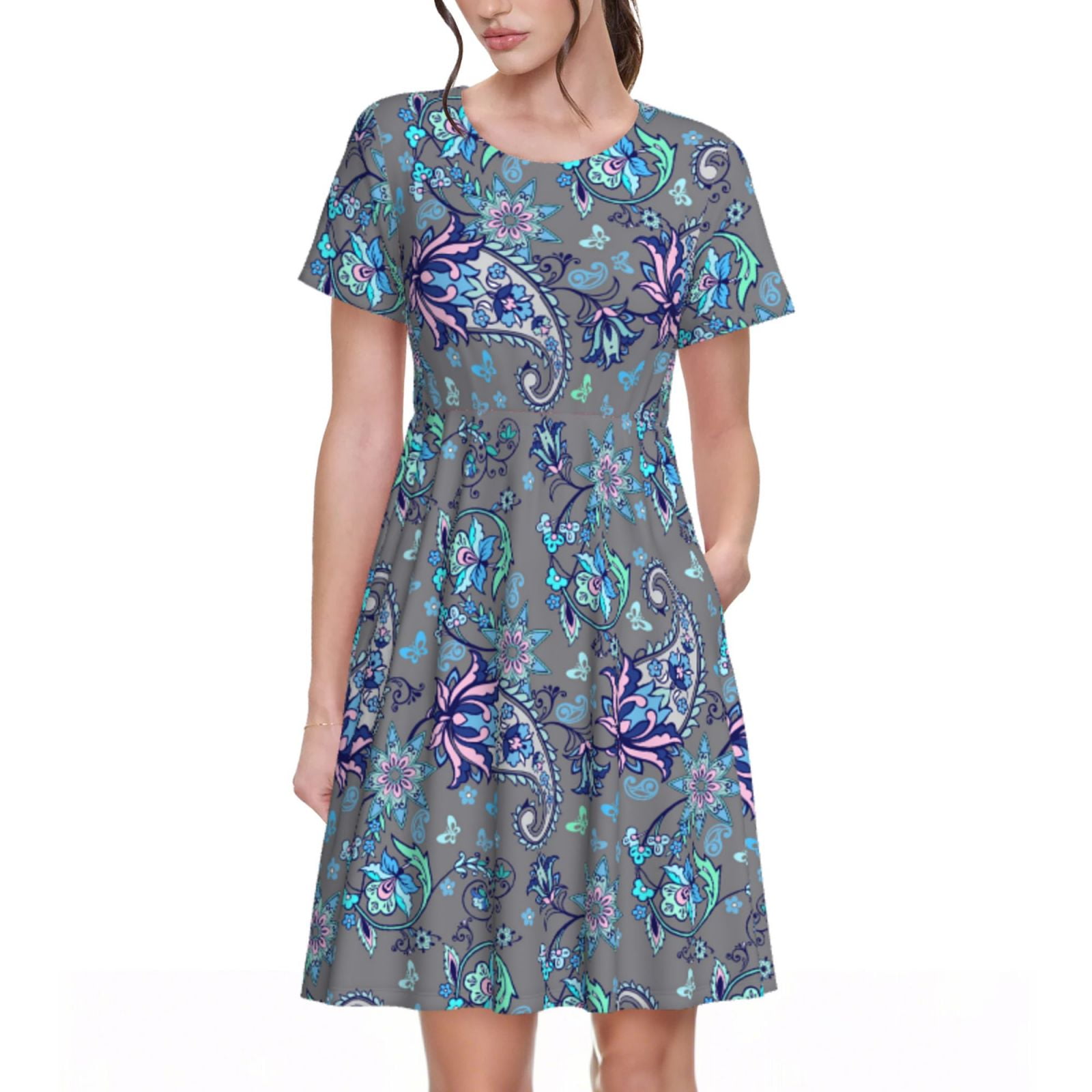 Spring Summer Dresses for Women 2025 - Paisley Pattern No.9064 Wedding ...