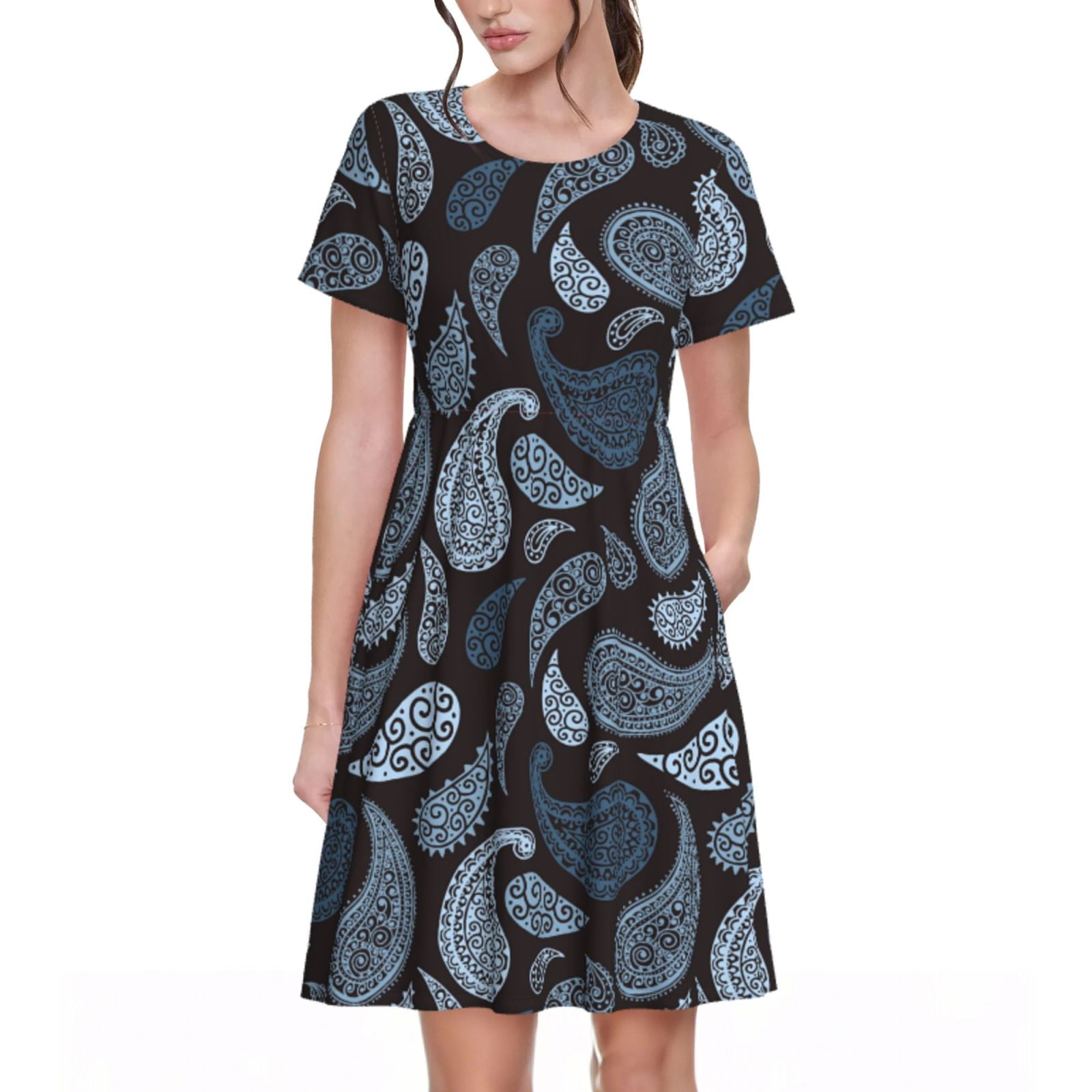Spring Summer Dresses for Women 2025 - Paisley Pattern No.9073 Wedding ...