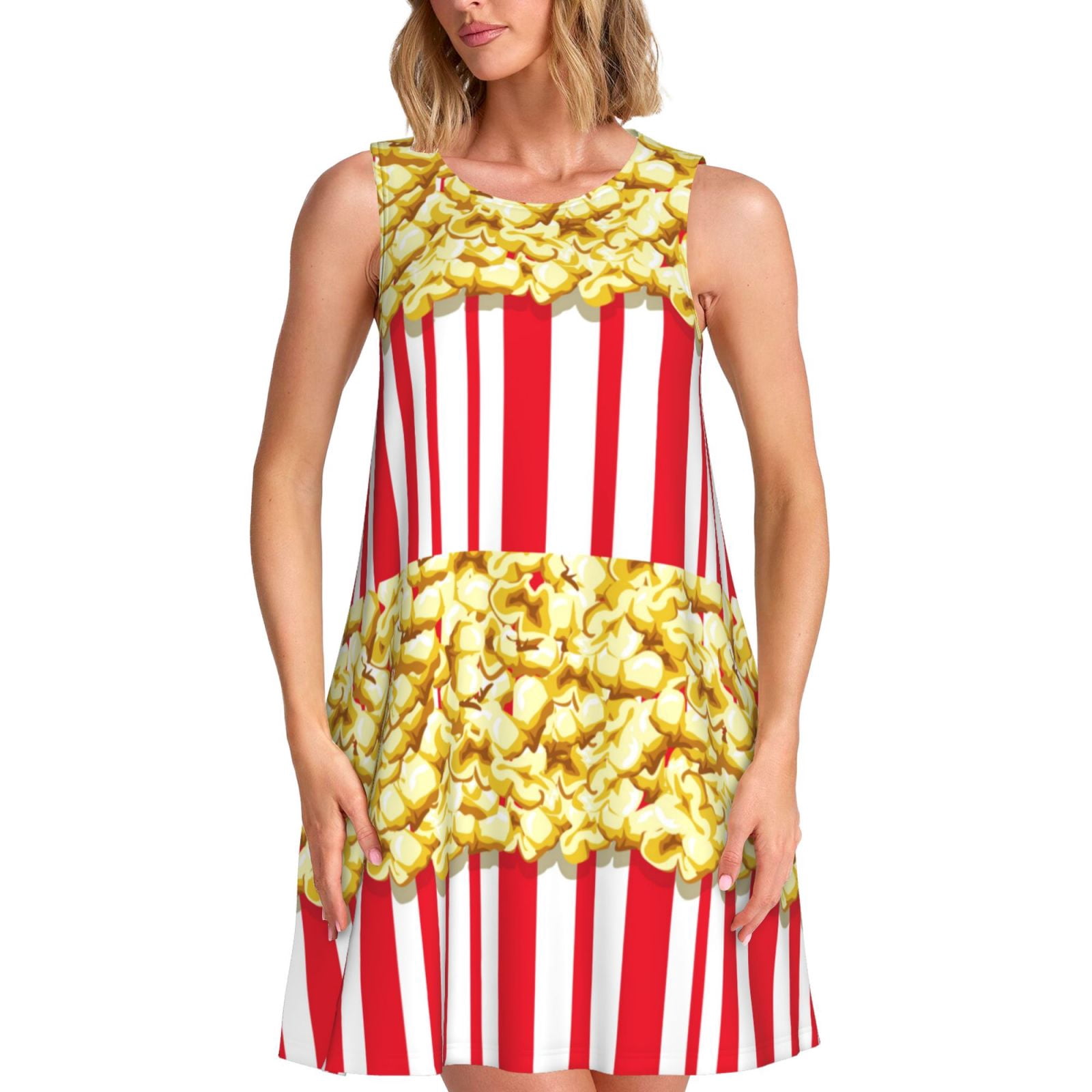 Spring Summer Dresses for Women 2025 - Popcorn(B) Swimsuit Coverup ...