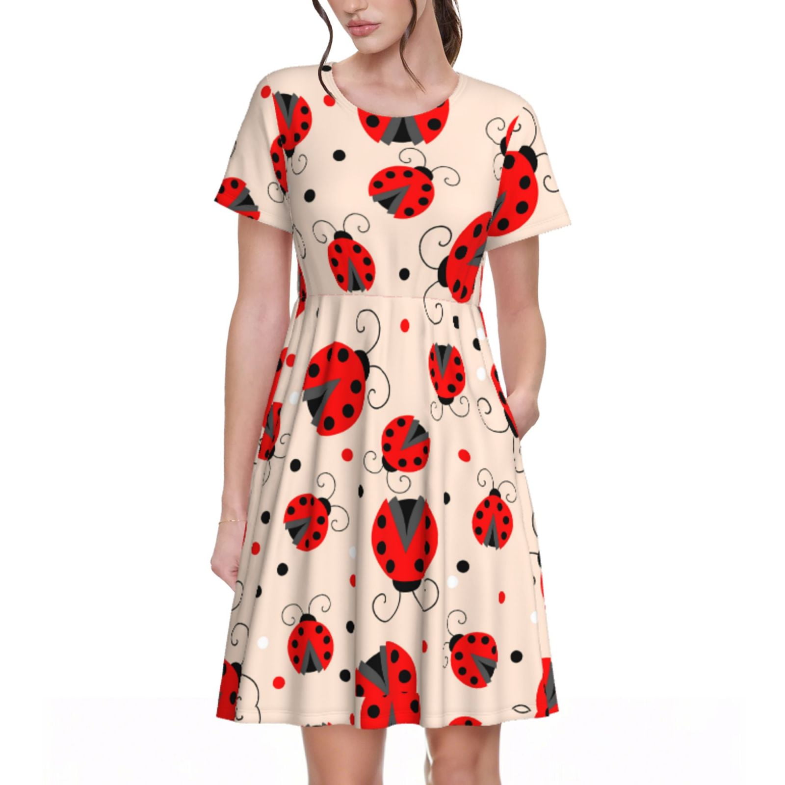 Spring Summer Dresses for Women 2025 - Red Ladybug A Beach Vacation ...