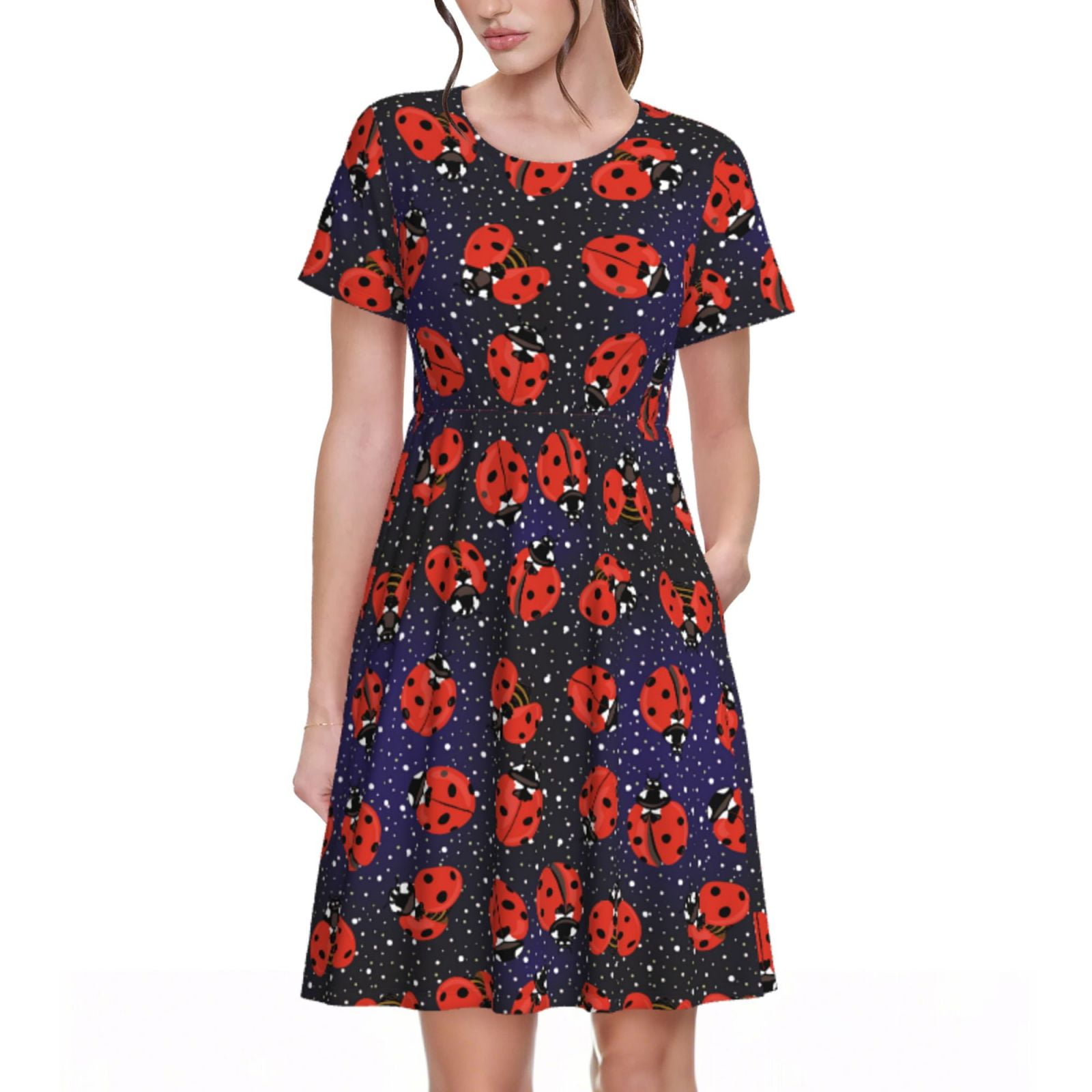 Spring Summer Dresses for Women 2025 - Red Ladybug Beach Vacation ...