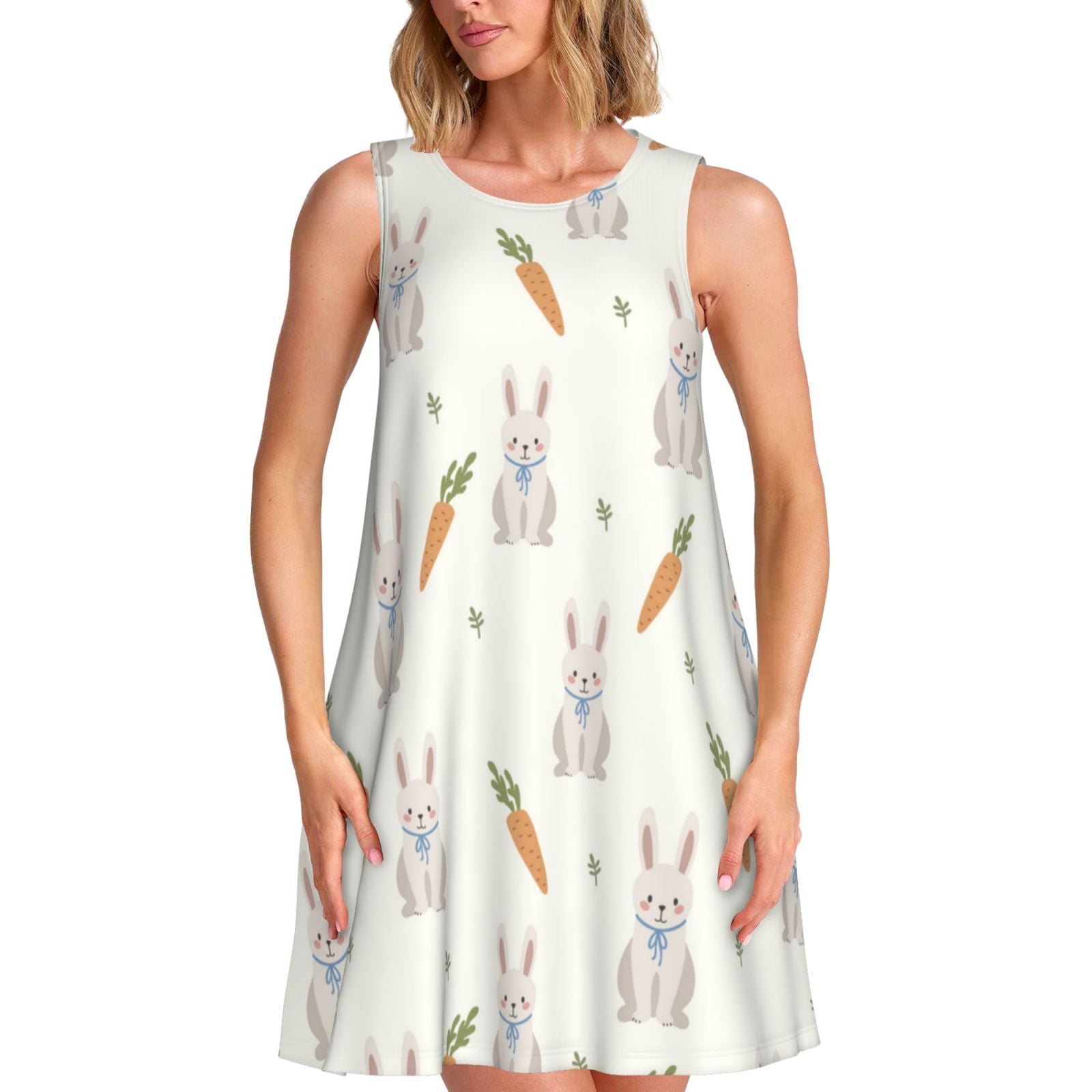 Spring Summer Dresses for Women 2025 - Retro Rabbit Swimsuit Coverup ...