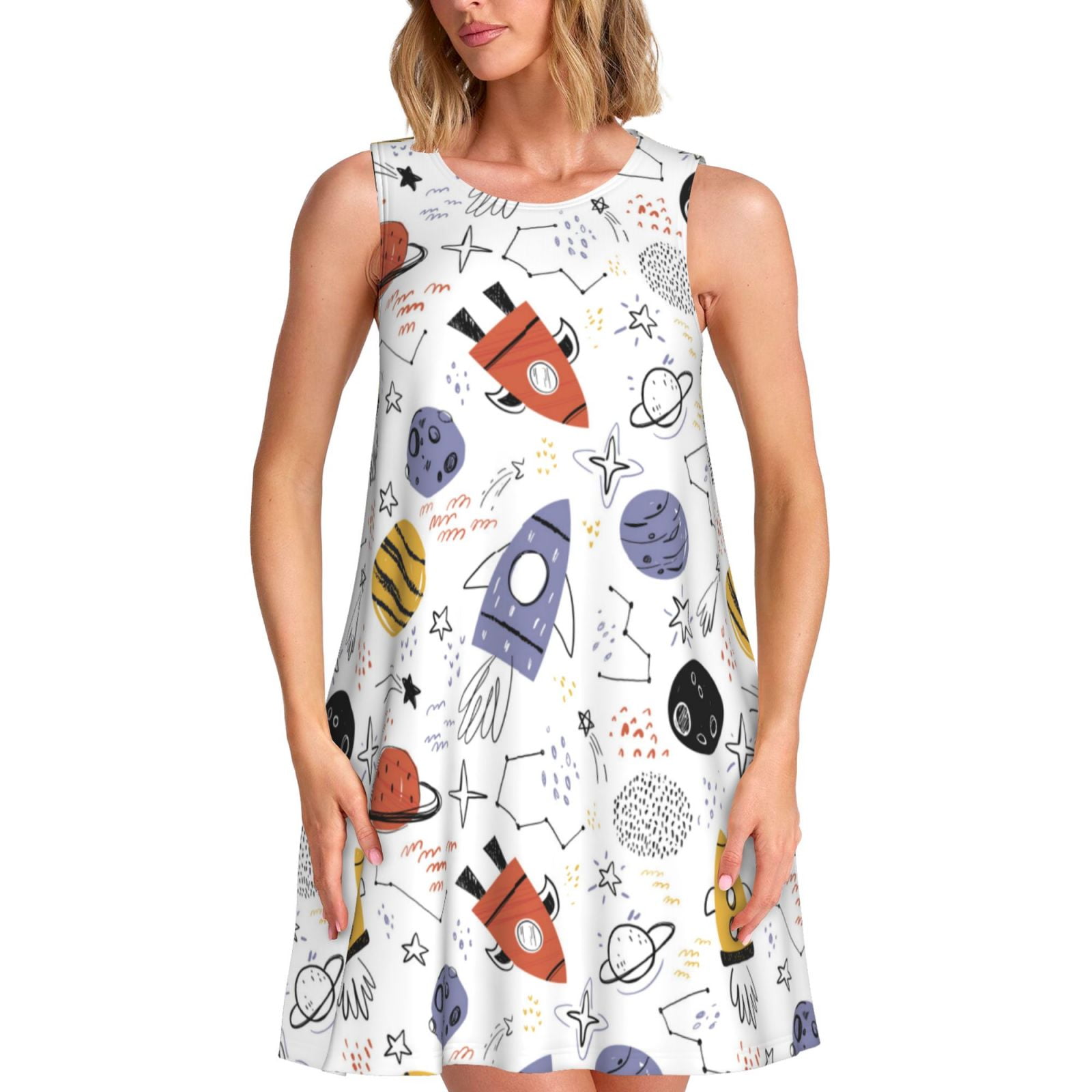 Spring Summer Dresses for Women 2025 - Rocket Planets Beach Vacation ...