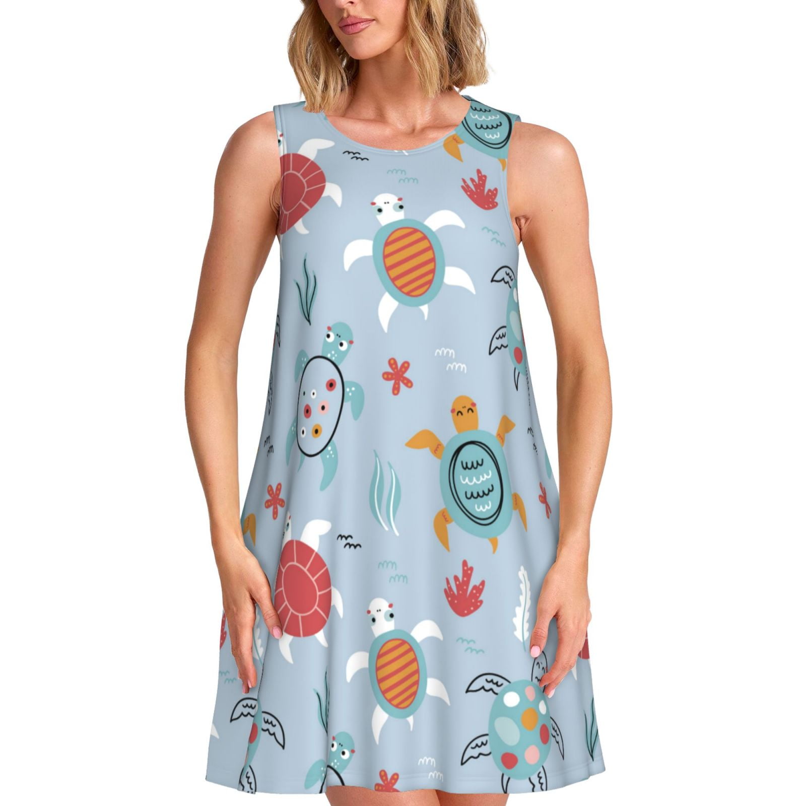 Spring Summer Dresses for Women 2025 - A Sea Turtle Beach Vacation ...