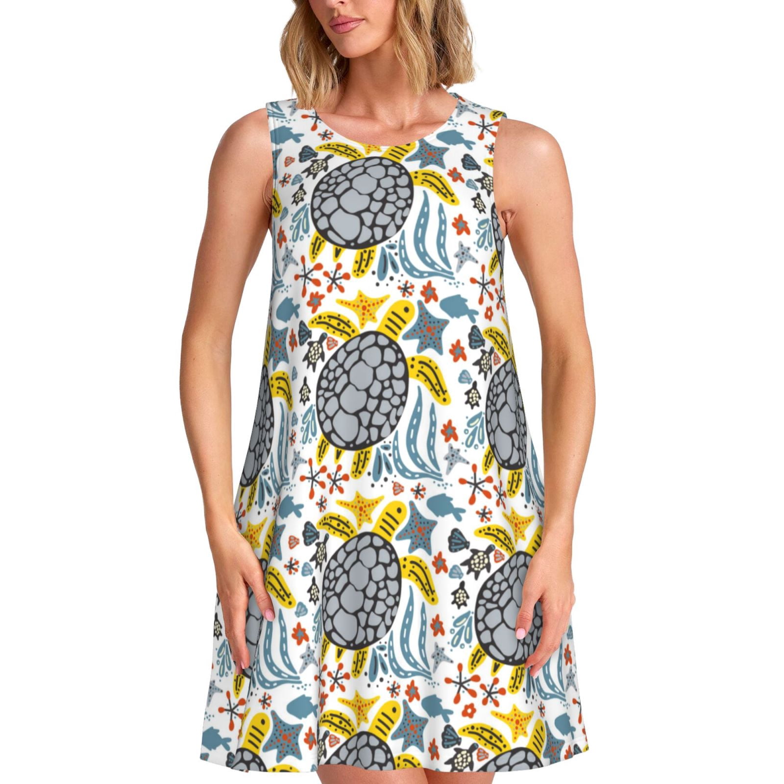 Spring Summer Dresses for Women 2025 - Sea Turtle(D) Beach Vacation ...
