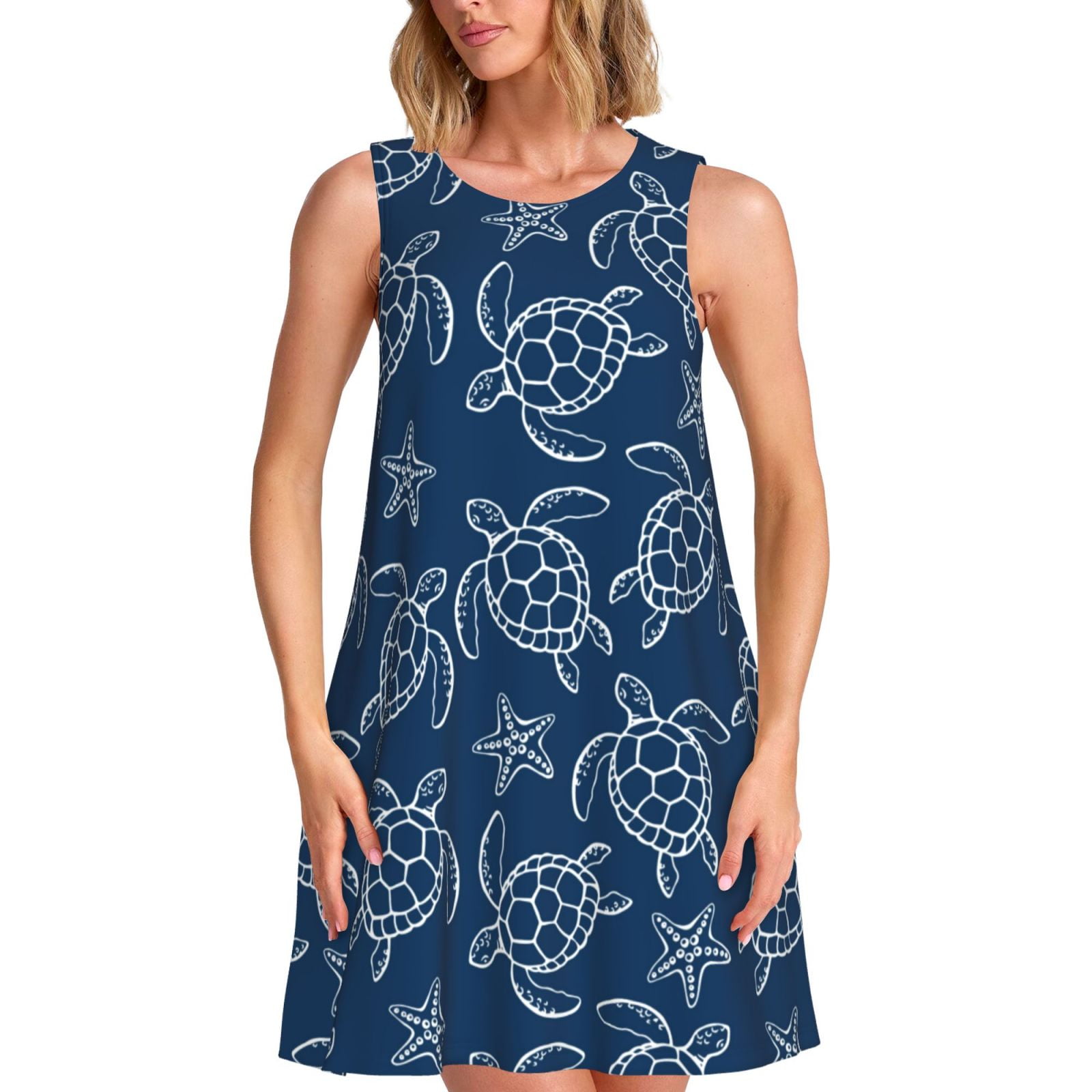 Spring Summer Dresses for Women 2025 - Sea Turtle(U) Beach Vacation ...