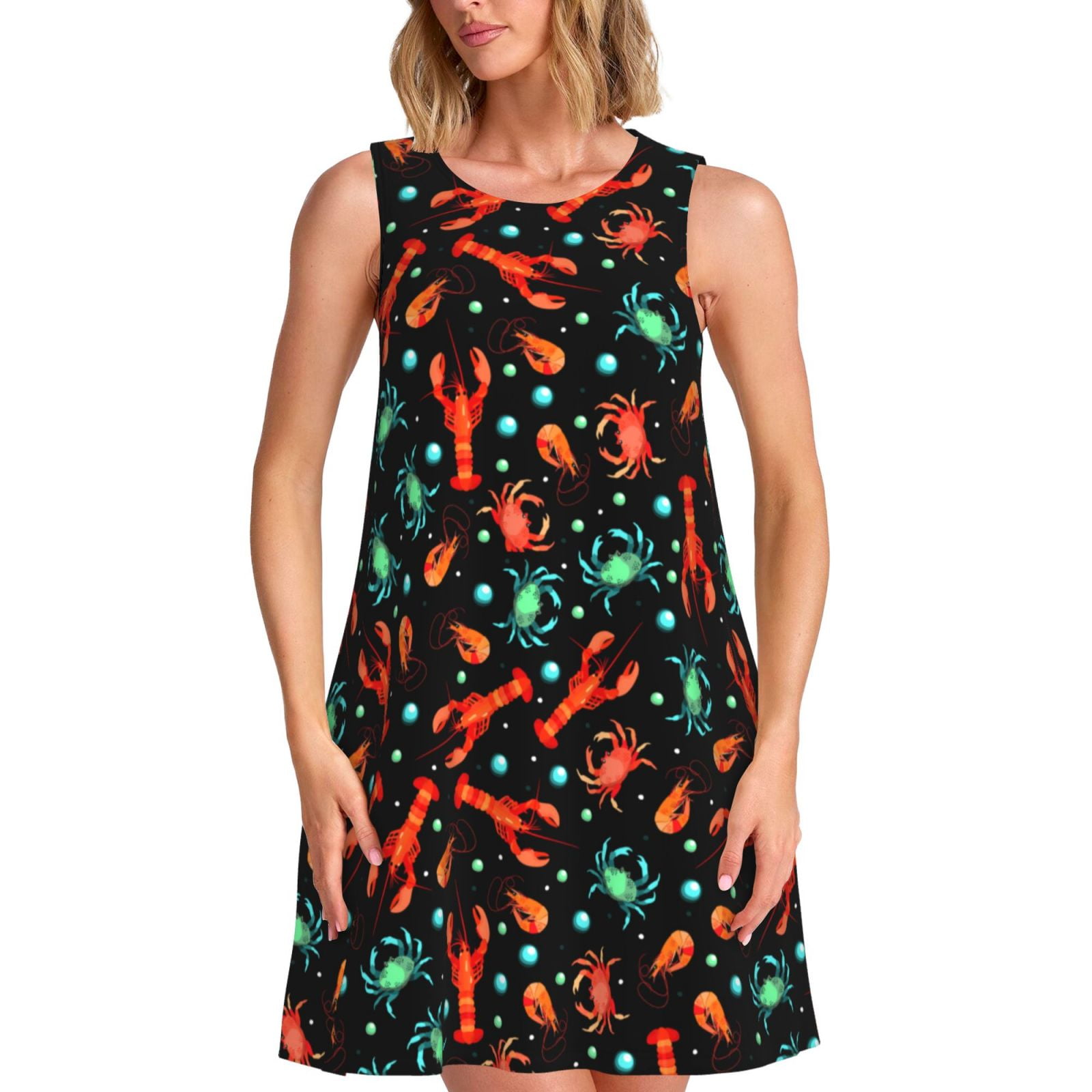 Spring Summer Dresses for Women 2025 - Shrimp Crab Lobster Swimsuit ...