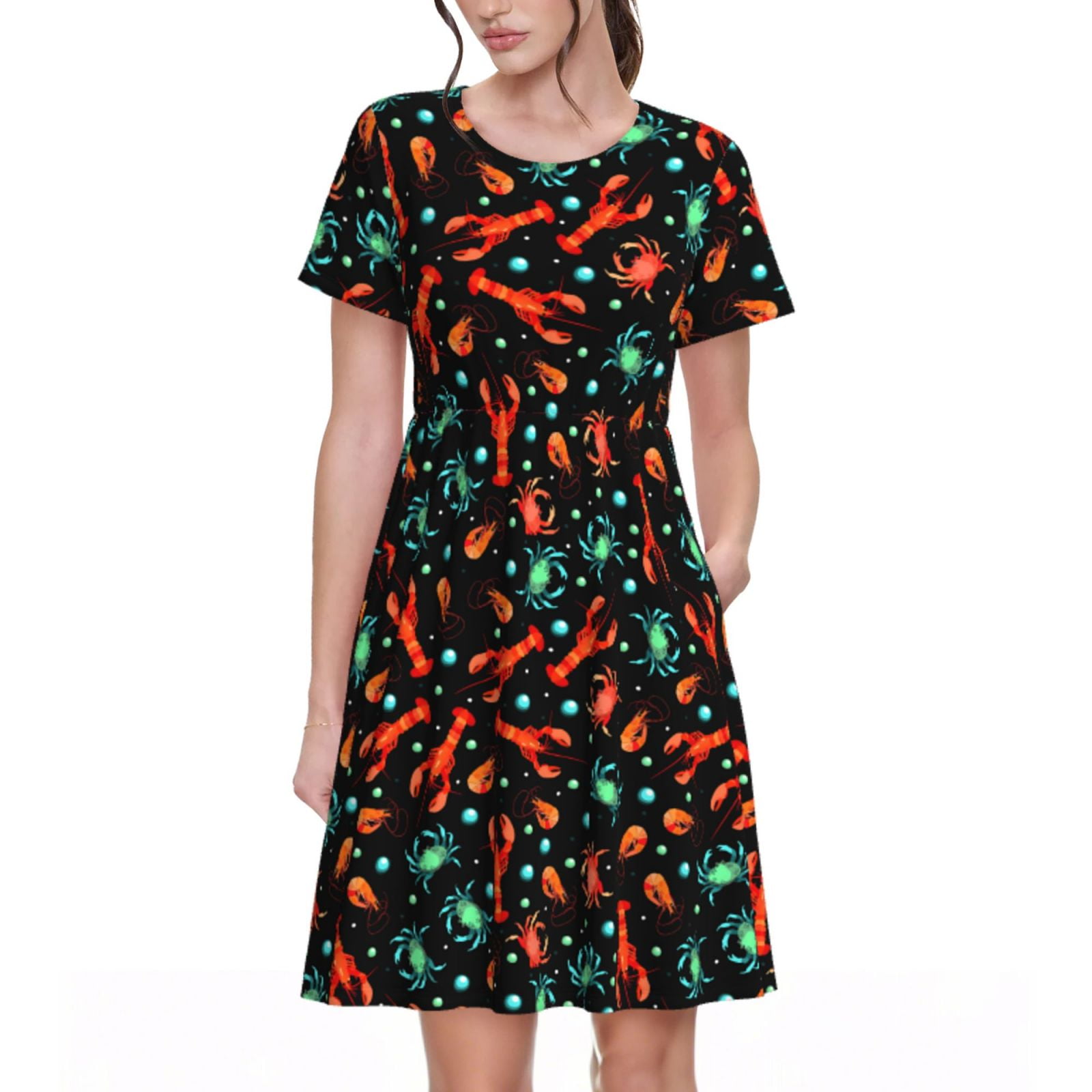 Spring Summer Dresses for Women 2025 - Shrimp Crab Lobster Wedding ...