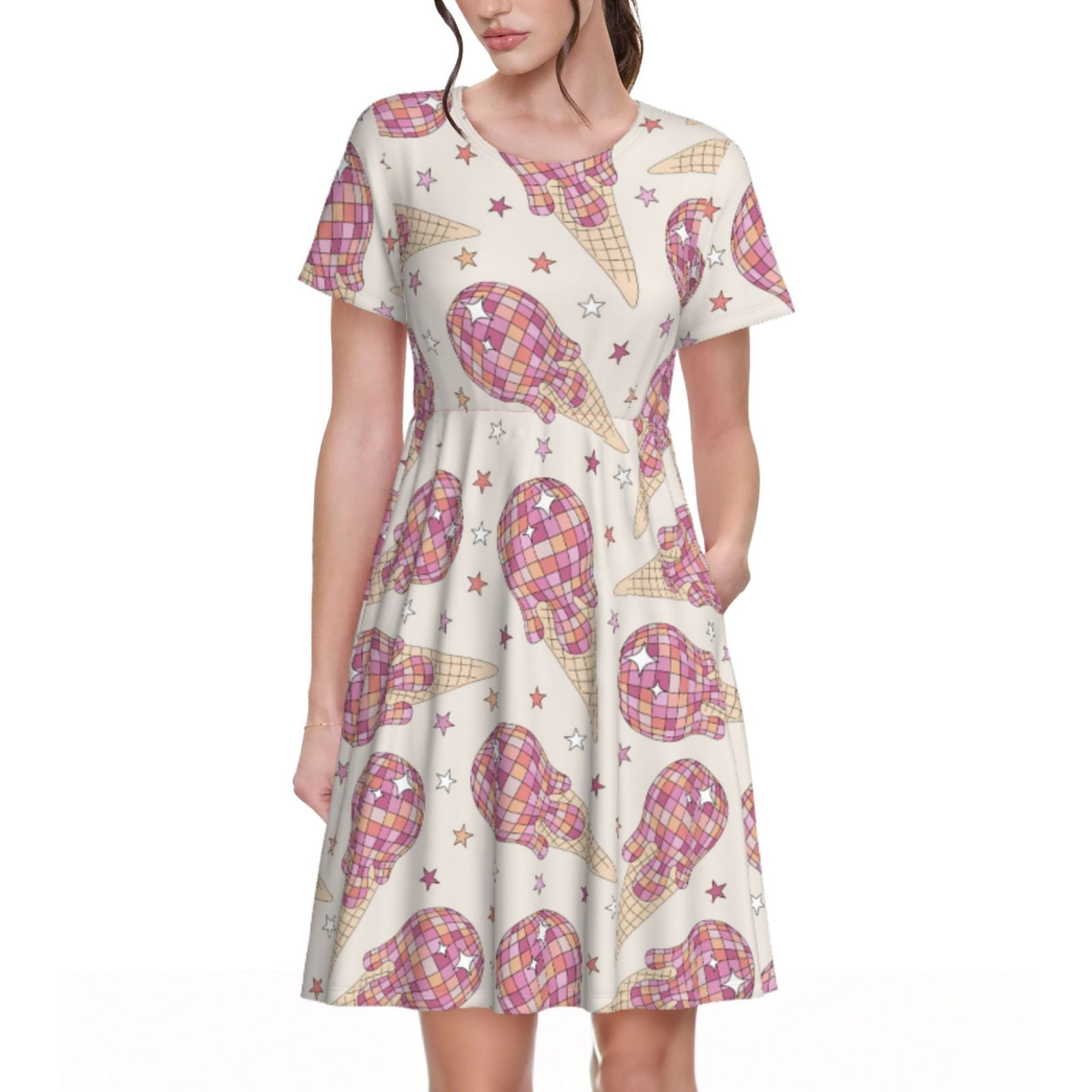 Spring Summer Dresses for Women 2025 - Sparkling Ice Cream Beach ...