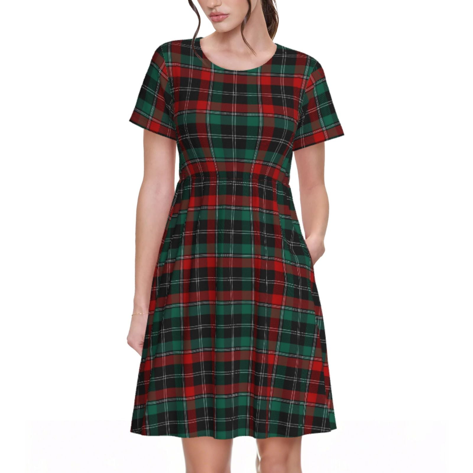 Spring Summer Dresses for Women 2025 - Tartan Plaid Beach Vacation ...