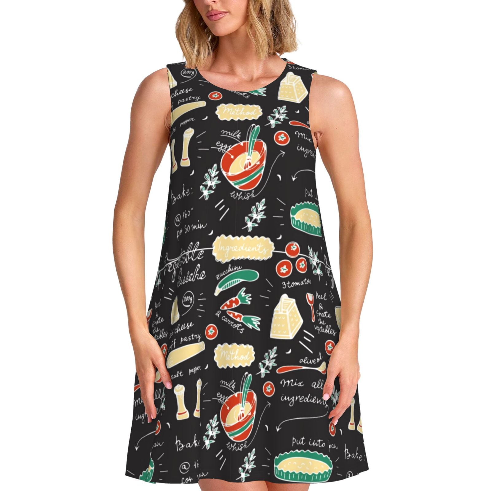 Spring Summer Dresses for Women 2025 - Vegetable Quiche Beach Vacation ...