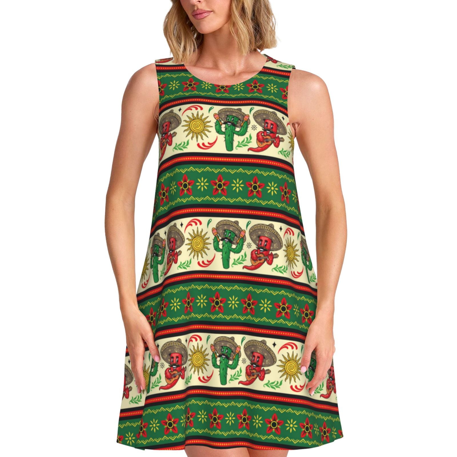 Spring Summer Dresses for Women 2025 - Vintage Mexican Swimsuit Coverup ...