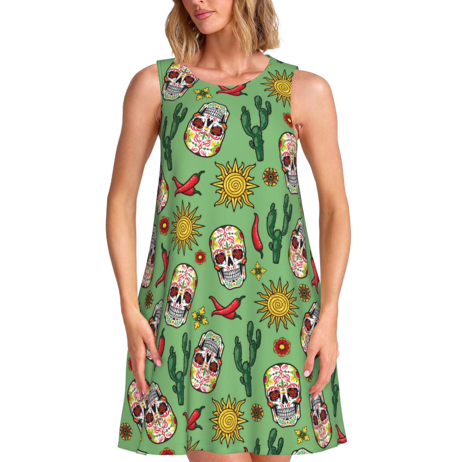Spring Summer Dresses for Women 2025 - Vintage Sugar Skull Beach ...