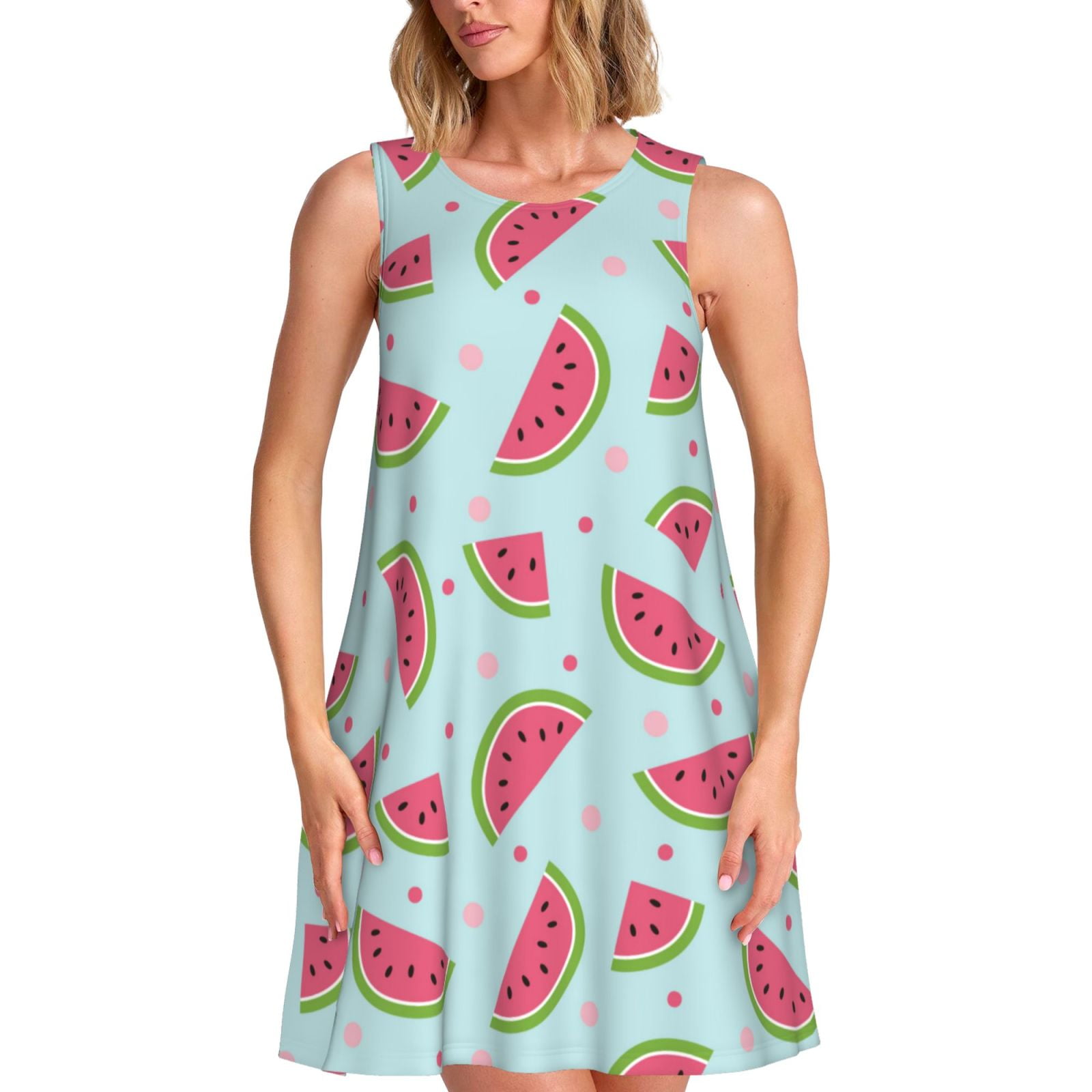 Spring Summer Dresses for Women 2025 - Watermelon(A) Swimsuit Coverup ...