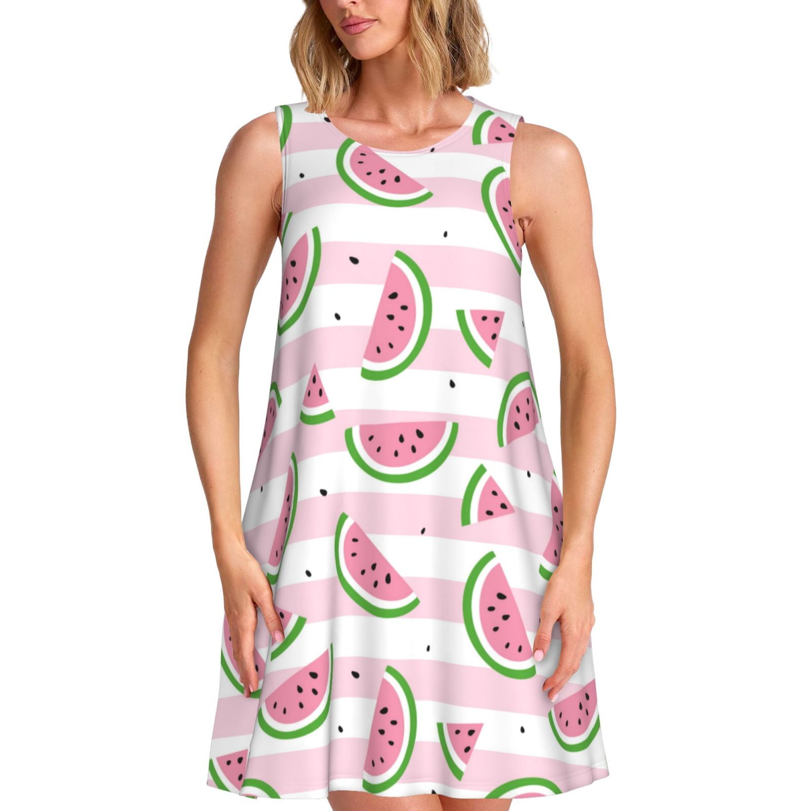 Spring Summer Dresses for Women 2025 - Watermelon(I) Swimsuit Coverup ...