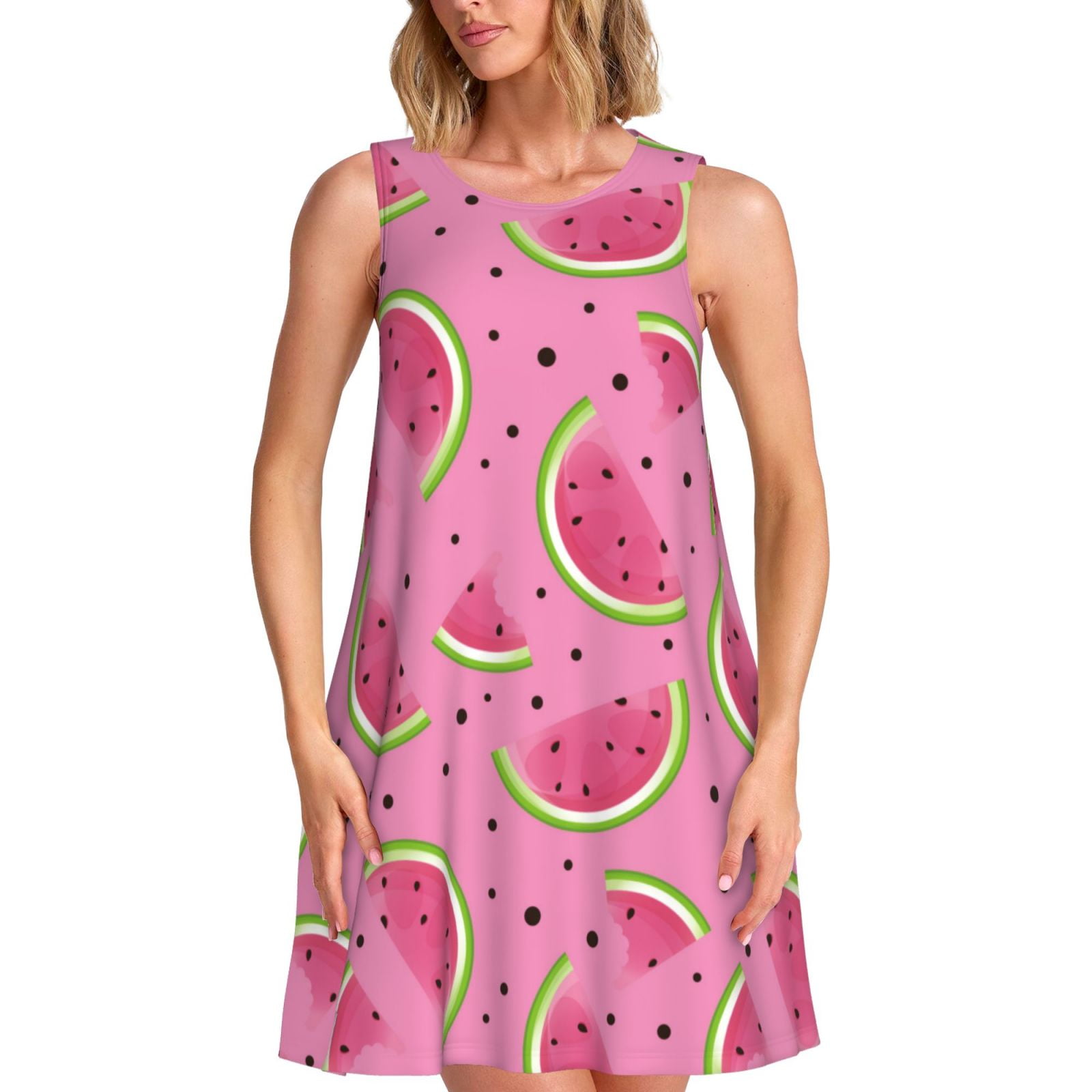 Spring Summer Dresses for Women 2025 - Watermelon(Q) Beach Vacation ...