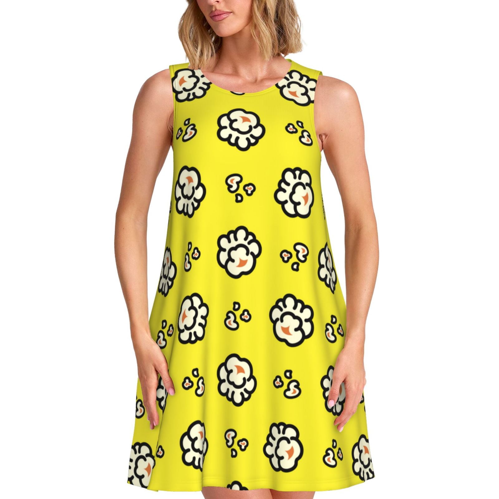 Spring Summer Dresses for Women 2025 - White Popcorn Swimsuit Coverup ...