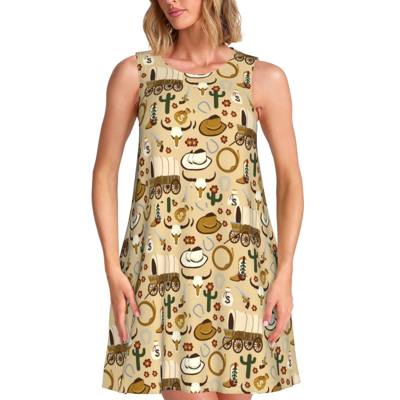 Spring Summer Dresses for Women 2025 - Wild West Cowboy Swimsuit ...