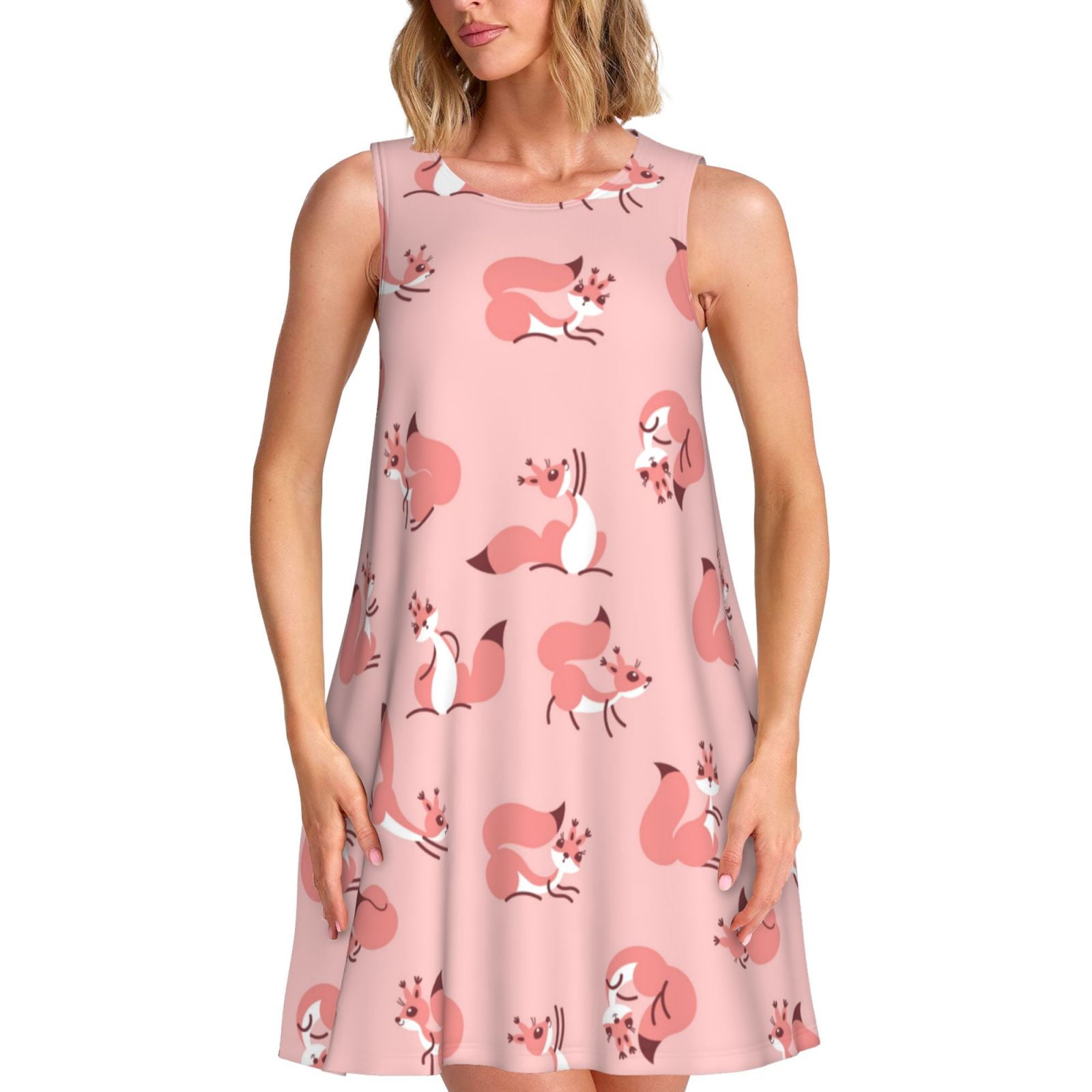 Spring Summer Dresses for Women 2025 - Fox Swimsuit Coverup Sundresses ...