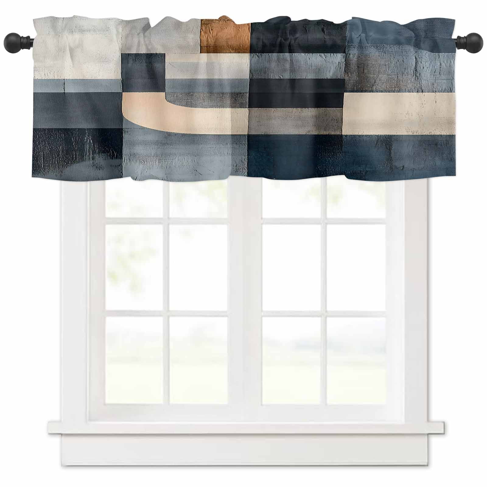 Spring Summer Floral Valances for Windows Farmhouse Kitchen Curtains ...