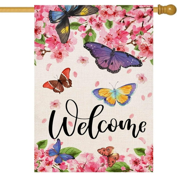 ANYWAY.GO Hello Winter 12x18 Inch Vertical Double Sided Christmas ...