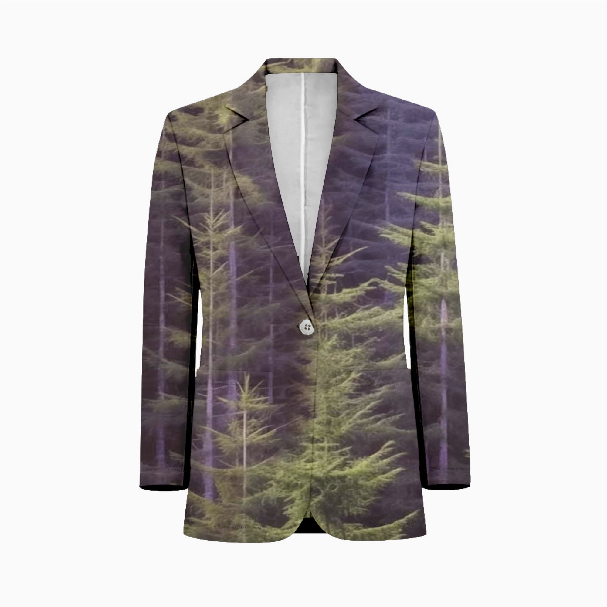 Spring Summer Forest Mens Suits Shawl Collar Slim Fit Suit Mens Groom ...