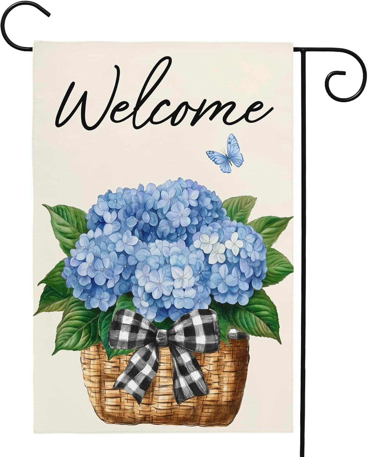 Spring Summer Garden Flag 12x18 Double Standerd Welcome Spring Garden ...