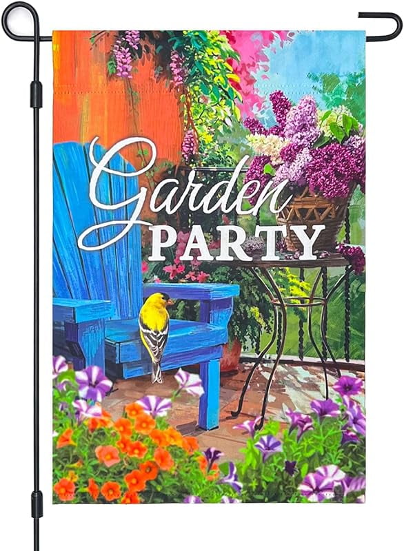Spring Summer Garden Flag, Vertical 12x18 Double Sided Blackout ...