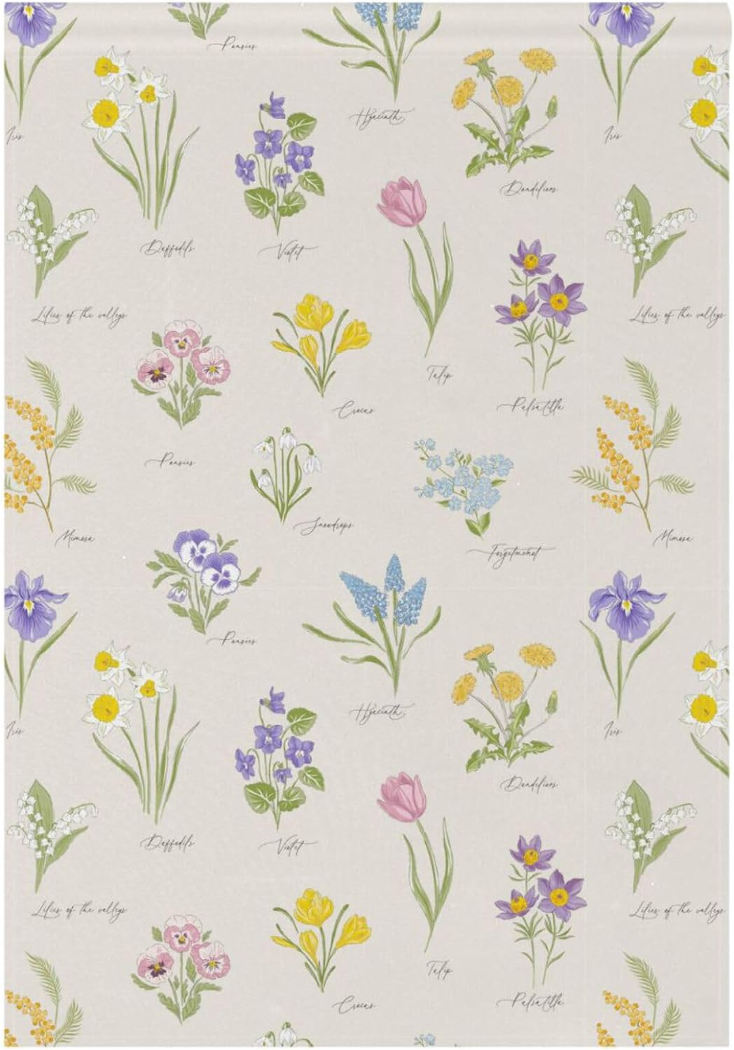 Spring Summer House Flag 28x40 Double Sided Spring Garden Variety ...