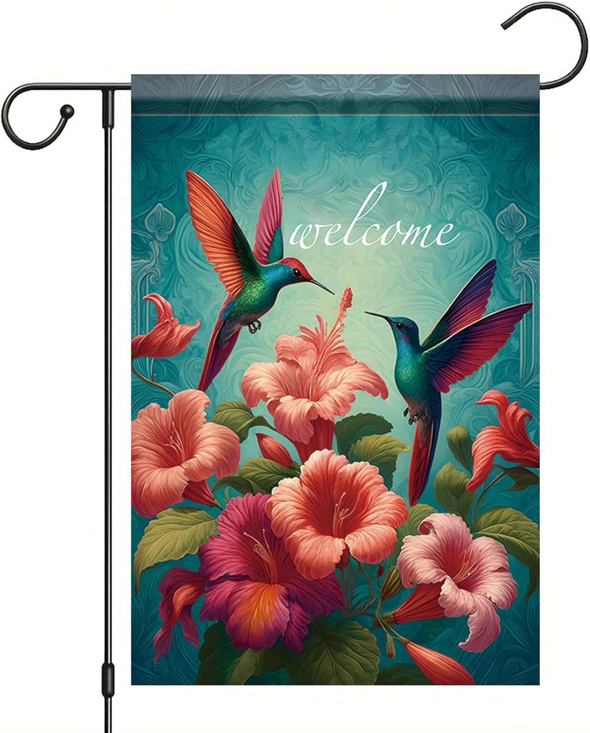 Spring Summer Hummingbird Garden Flag 12x18 Inch Double Sided ...