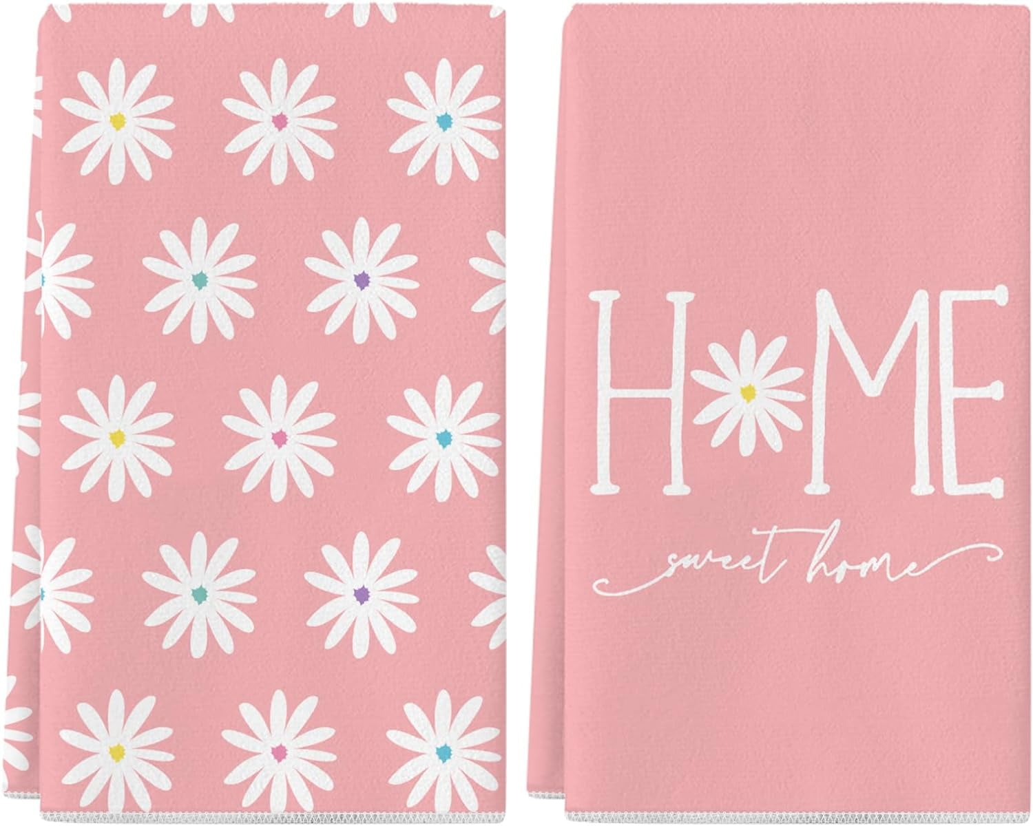 Spring Summer Kitchen Towels Set of 2, 18x26 Inch Spring Dish Towels ...