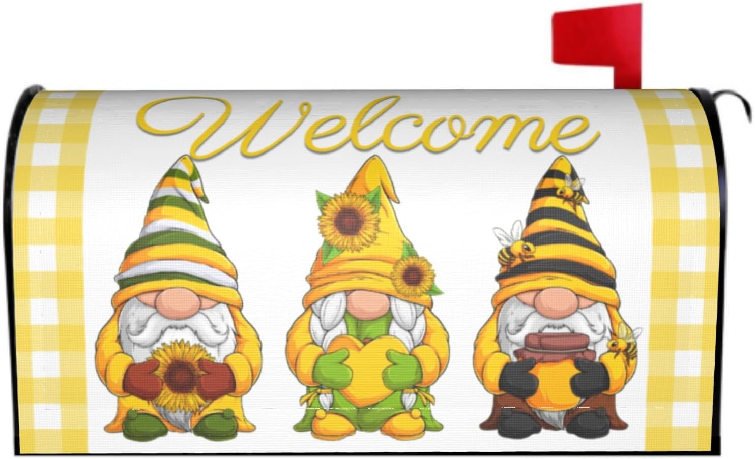 Spring Summer Mailbox Covers Magnetic Standard Size 21x18 Inch Outside ...