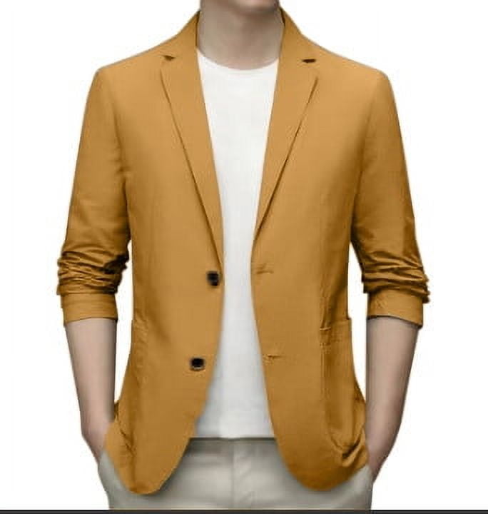 Spring Summer Men's Lightweight Tuxedos Summer Suit Jacket Casual ...