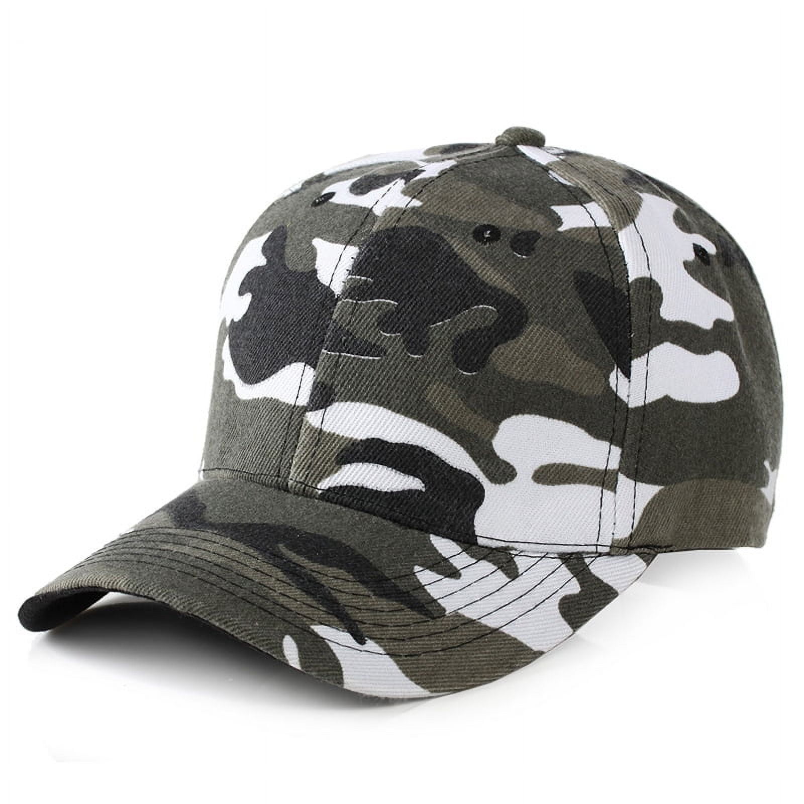 Spring Summer Mens Army Camouflage Cap Camo Hunting Fishing Blank ...