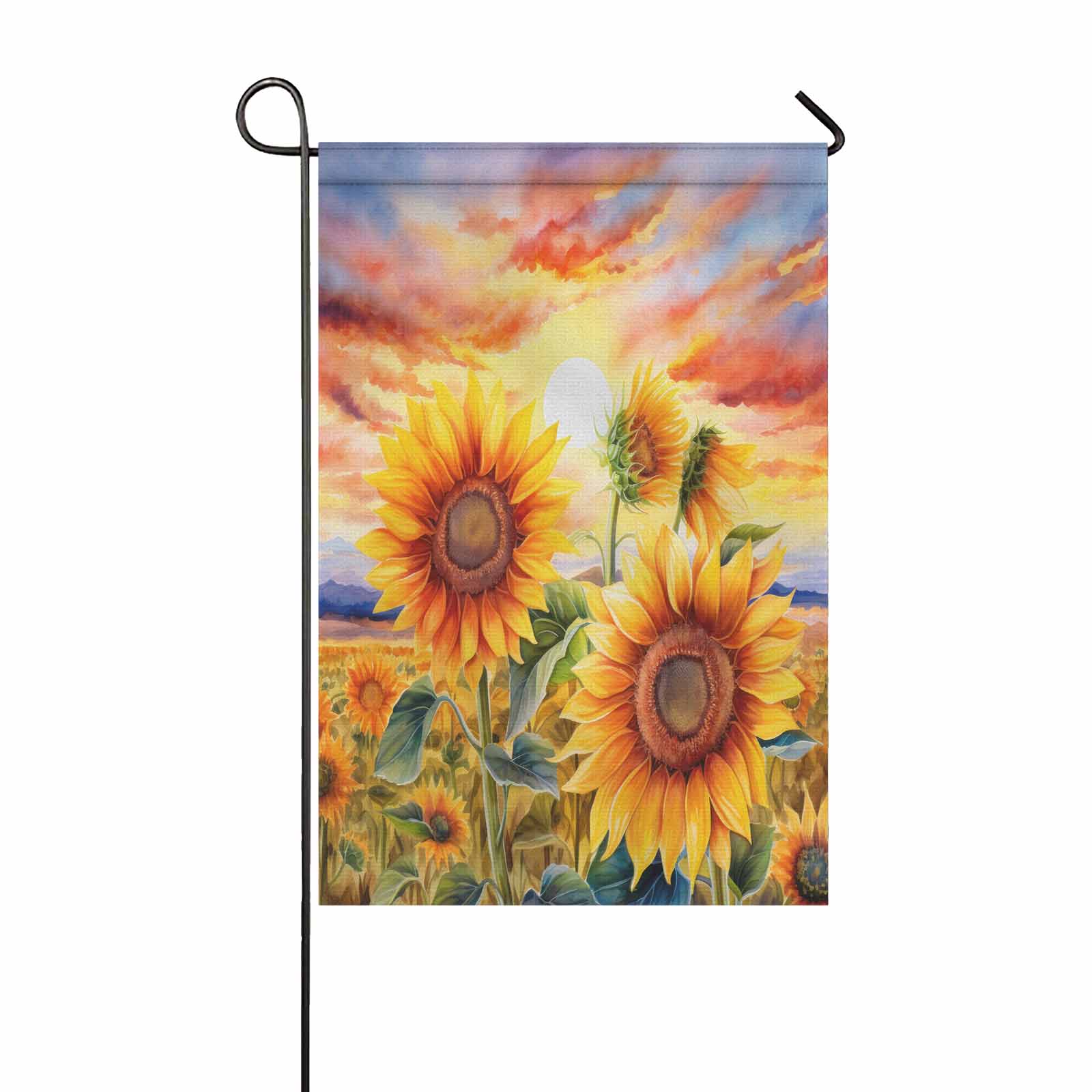 Spring Summer Sunflower Garden Flag Double Sided 12x18 Inch, Yellow ...